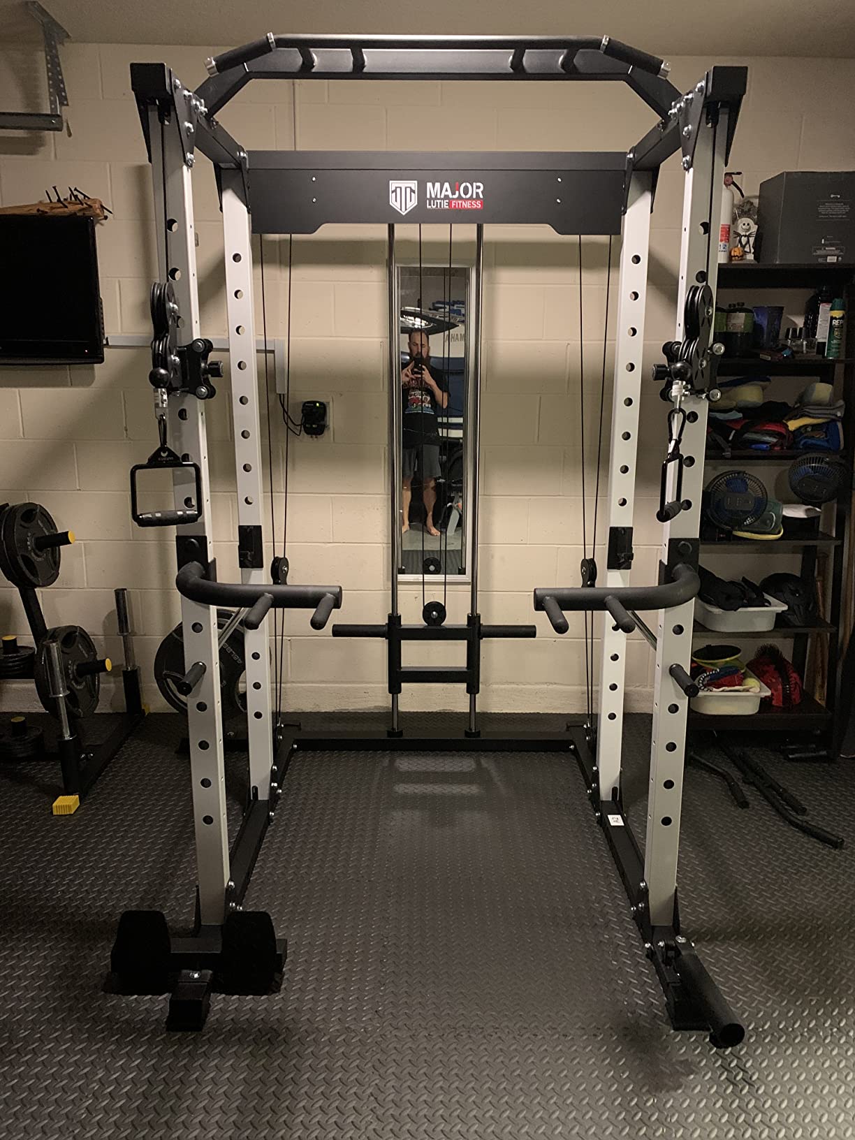 $111/mo - Finance MAJOR LUTIE Power Cage, PLM03 1400 lbs Multi-Function ...