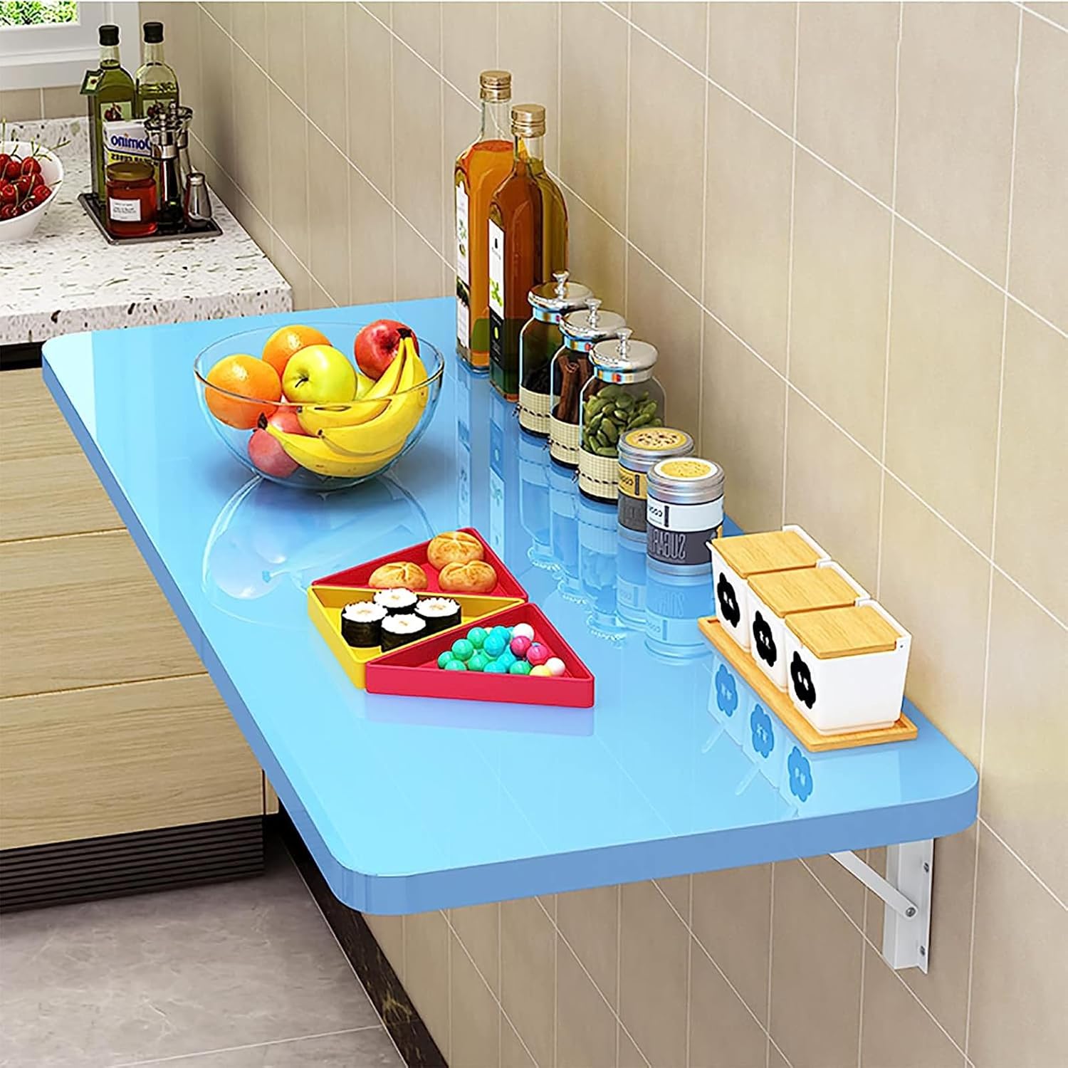 Amazon.com: FUYAO Folding Wall Mounted Table - Portable Laundry Room ...