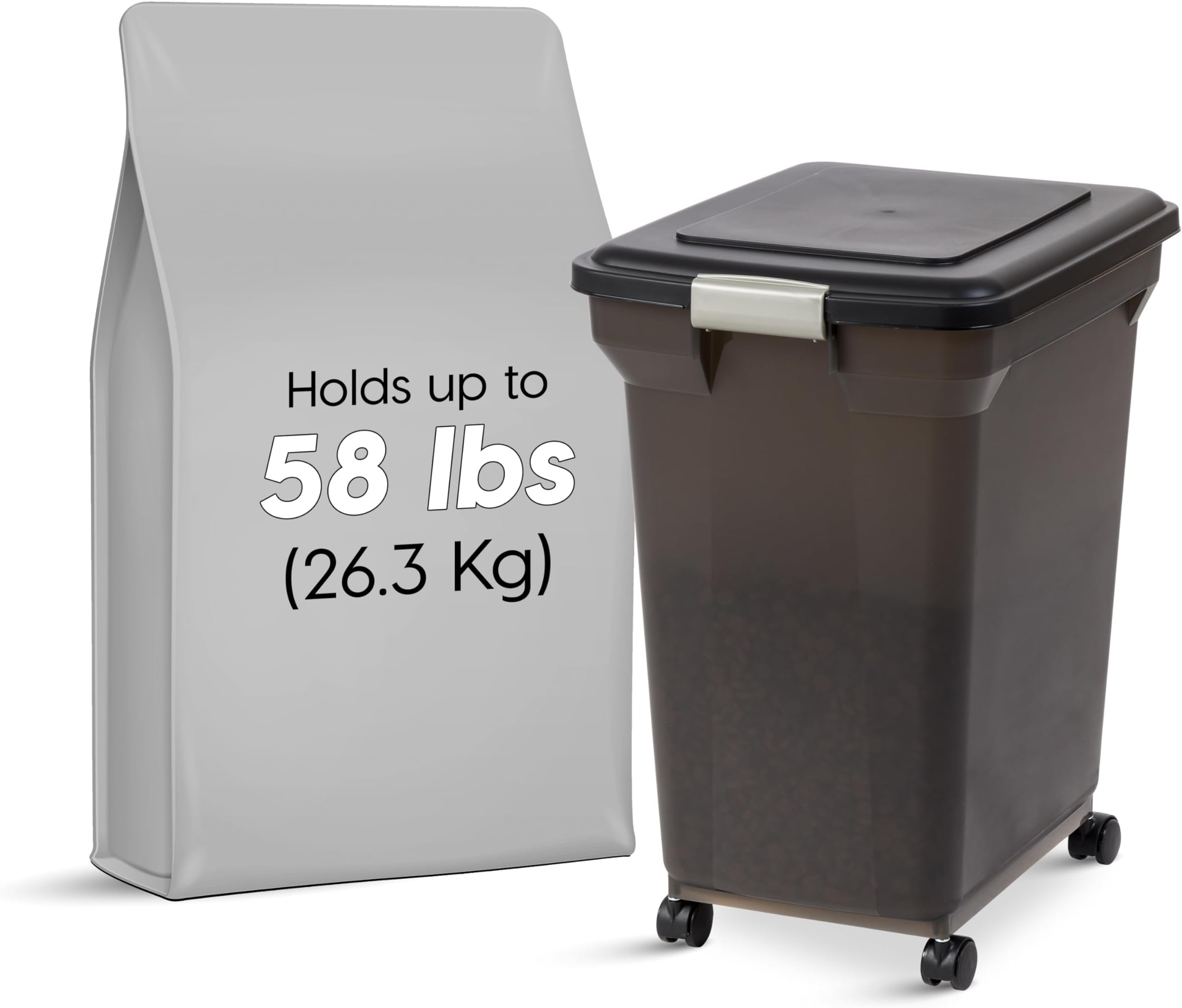 Pet Supplies : Kane BBD-2 Big Bin Dog Food Dispenser Black, BBD-2 ...