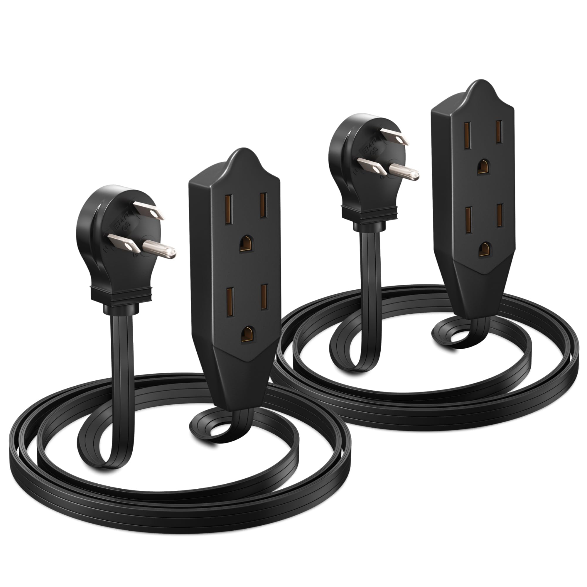 Three Prong Extension Cord Charger Universal 3 Prong AC Power Cord
