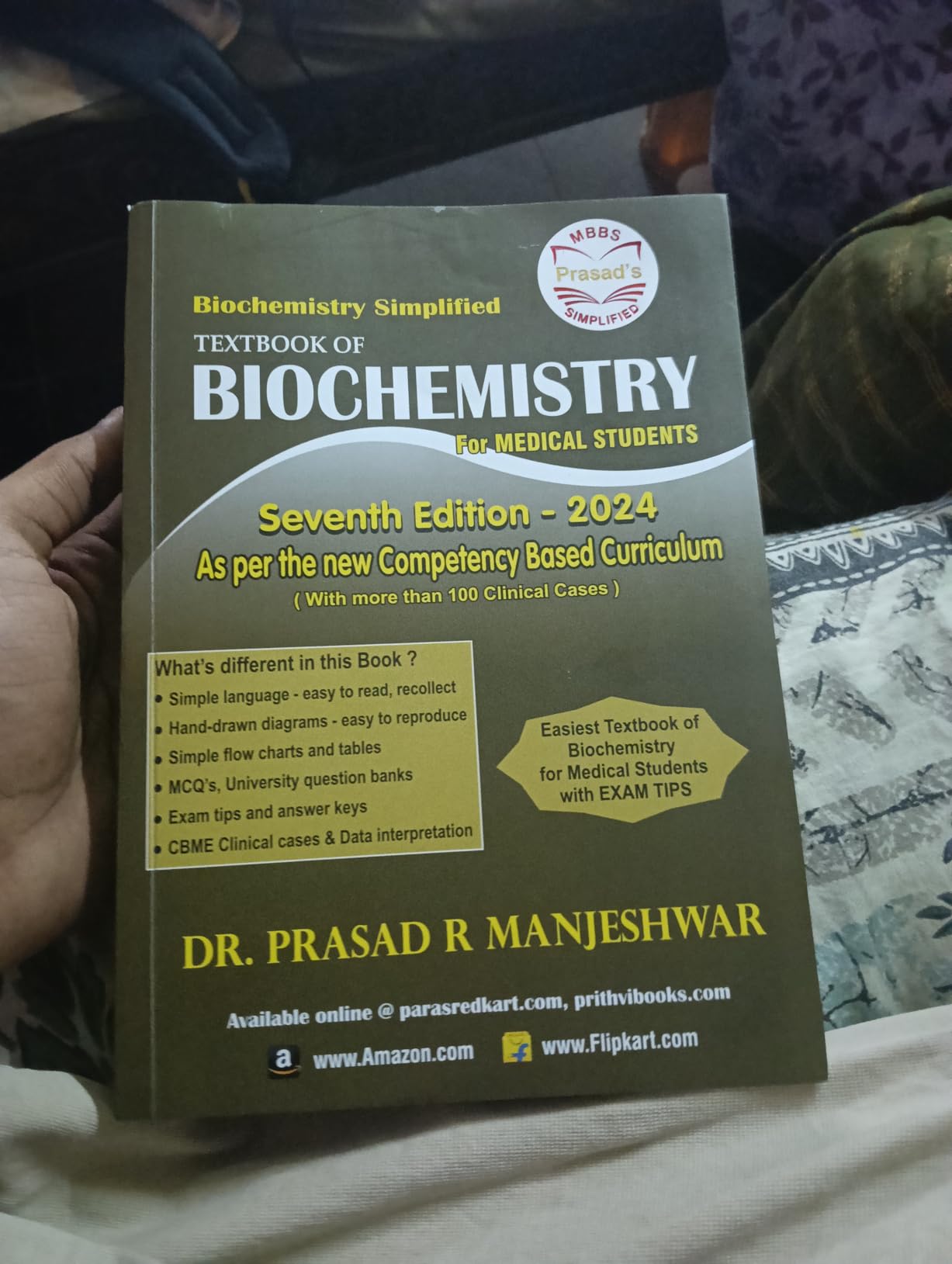Buy Biochemistry Simplified Textbook for Medical Studentsby Prasad ...