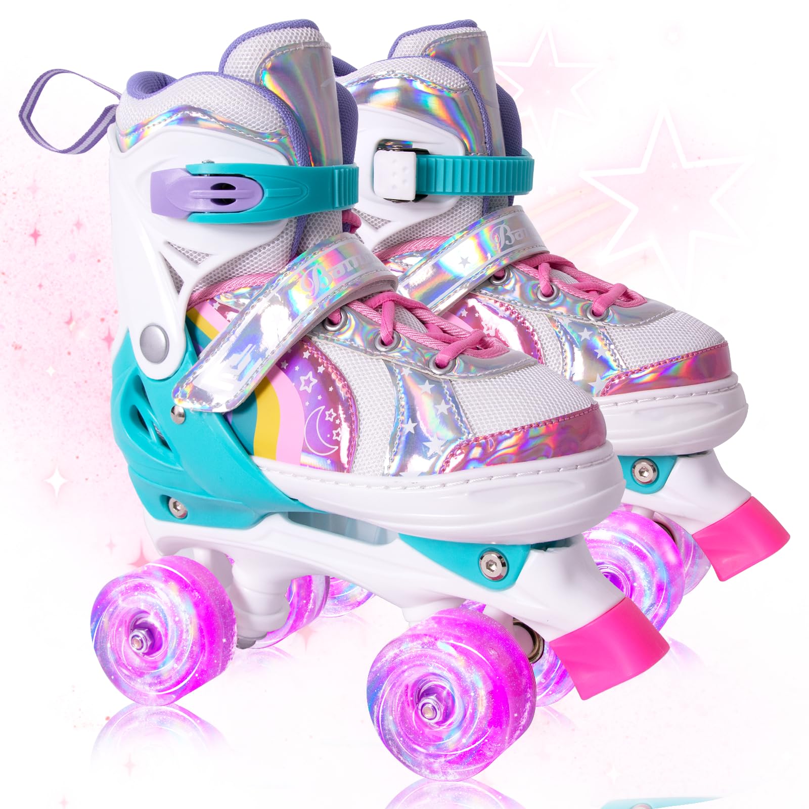 Snapklik.com : Fotoumgl Roller Skates For Kids Girls Boys, 4 Size ...