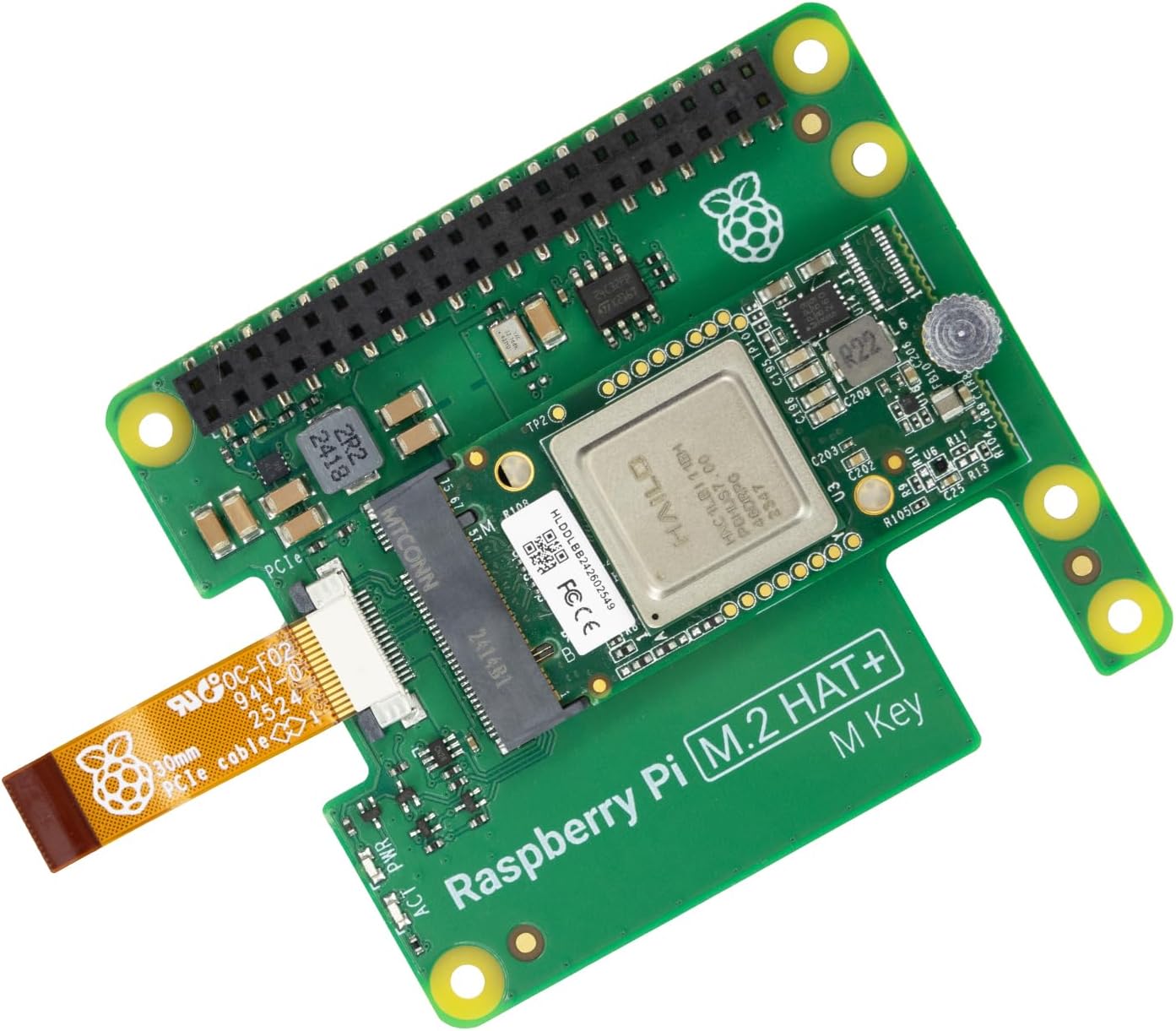 Amazon.com: Yahboom Raspberry Pi5 AI Kit, Hailo AI Acceleration Module ...