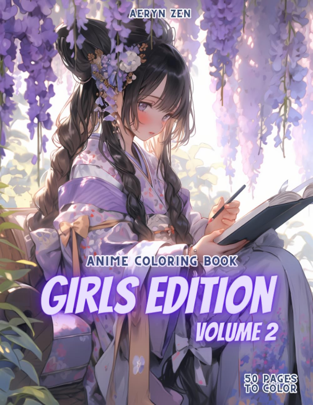 Amazon.com: Anime Coloring Book: Girls Edition 2: Manga Art & Anime ...