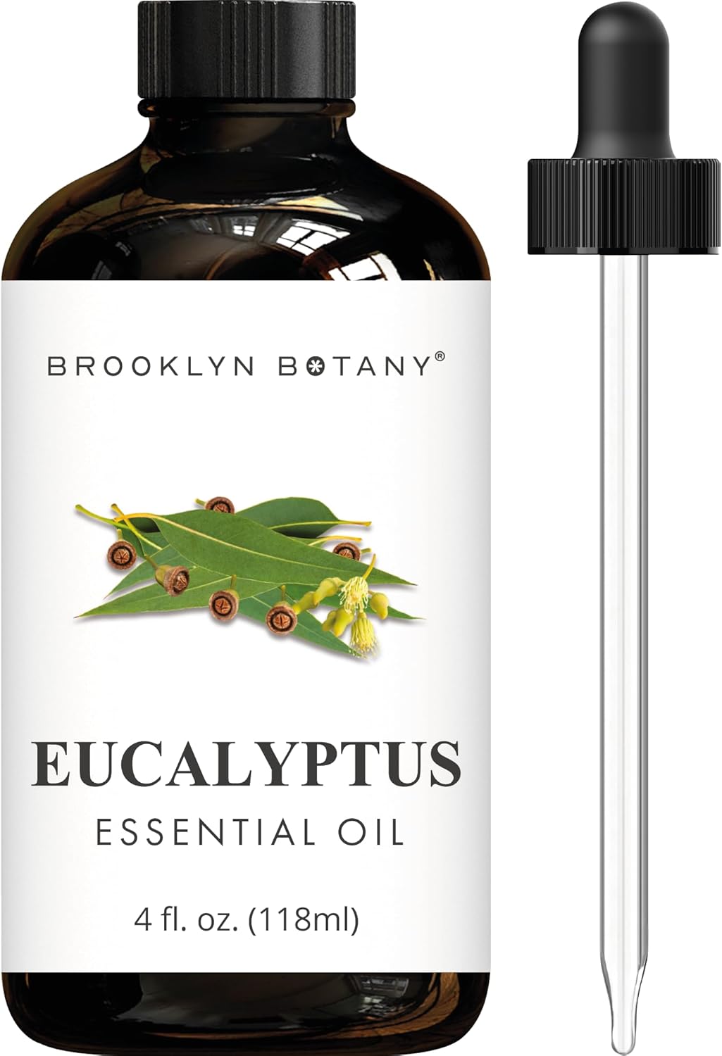 Amazon.com: Brooklyn Botany Eucalyptus Essential Oil - Huge 4 Fl Oz ...