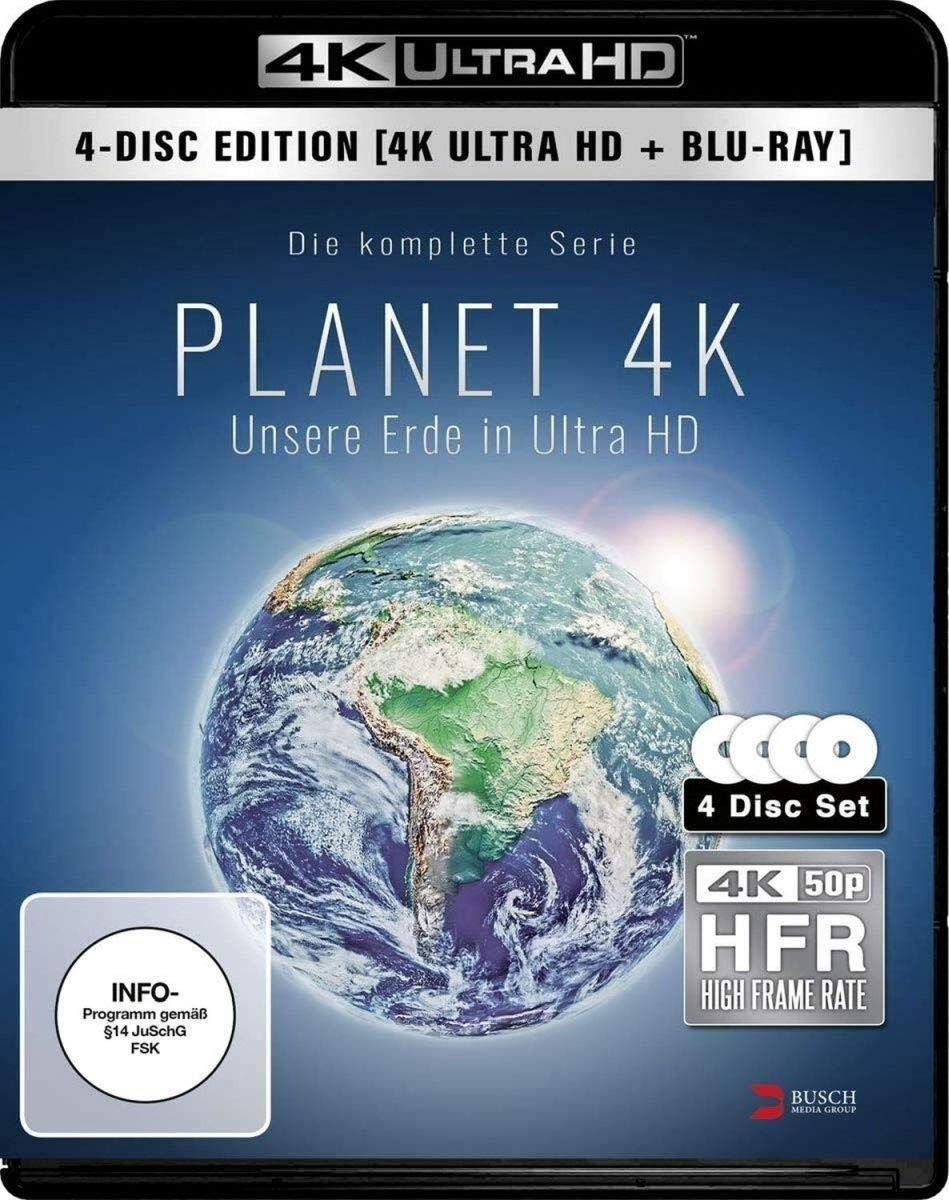Planet 4K - Unsere Erde in Ultra-HD (2 x 4K Ultra-HD-BD + 2 x BD) [Blu-ray]: Amazon.de: Sass ...