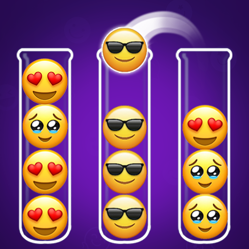 Emoji Sort Matching: Emoji Color Sort Puzzle Sorting Ball Master Games ...