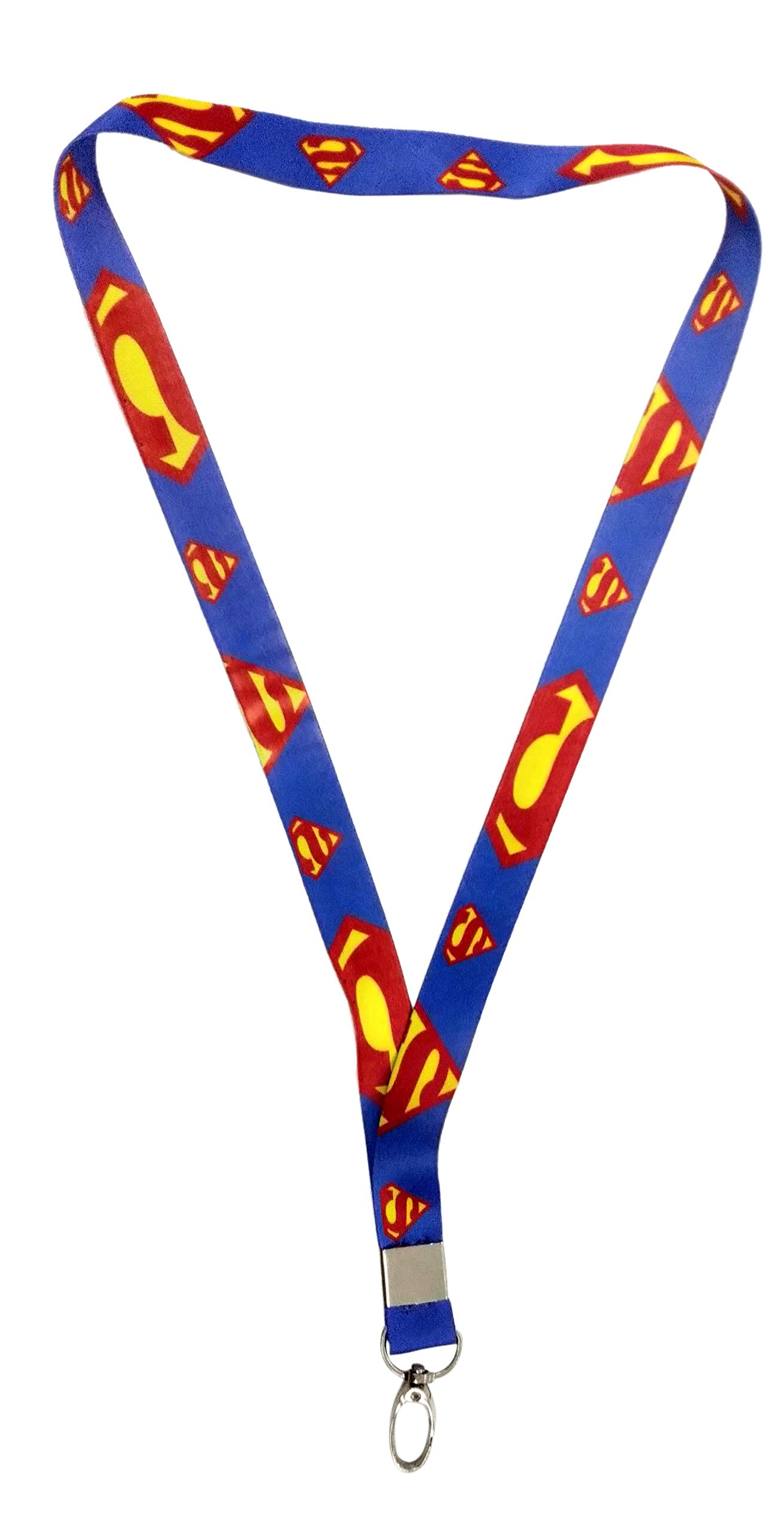AccuPrints Superman Logo Lanyard For ID Card Or Identity Card For Id accuprints-superman-logo-lanyard-for-id-card-or-identity-card-for-id