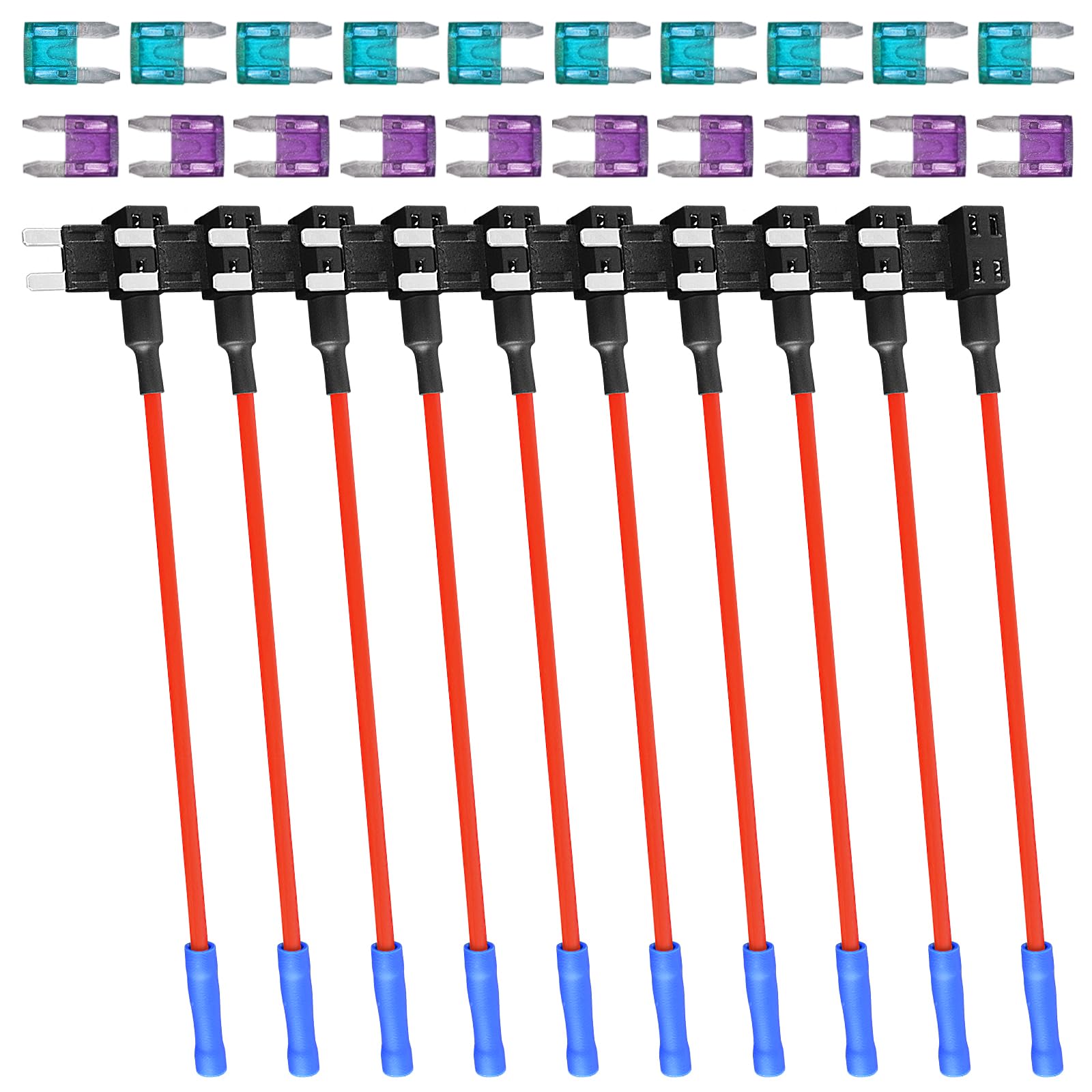 Snapklik.com : MuHize Mini Fuse Taps - Upgraded 10 Pack Auto Fuse ...