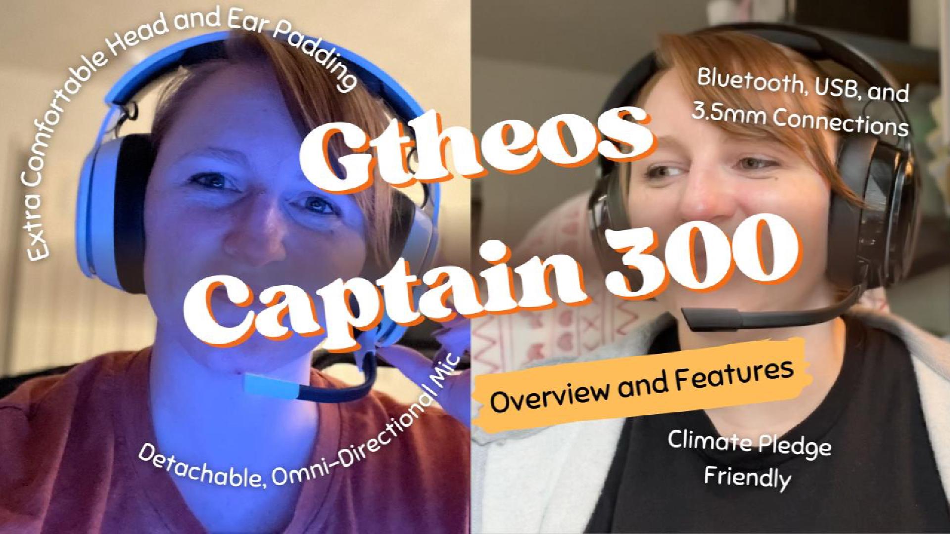 Watch Gtheos Captain 300 Headset Overview and Features on Amazon Live