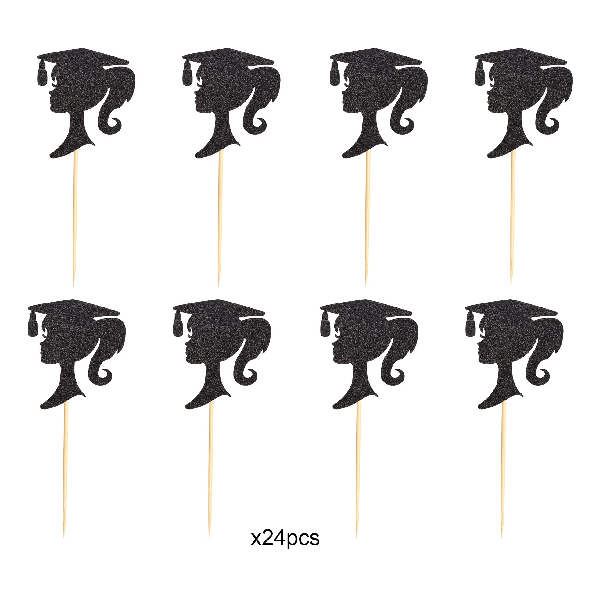 Graduation Barbie Silhouette 18pcs Barbie Princess Themed Balloons