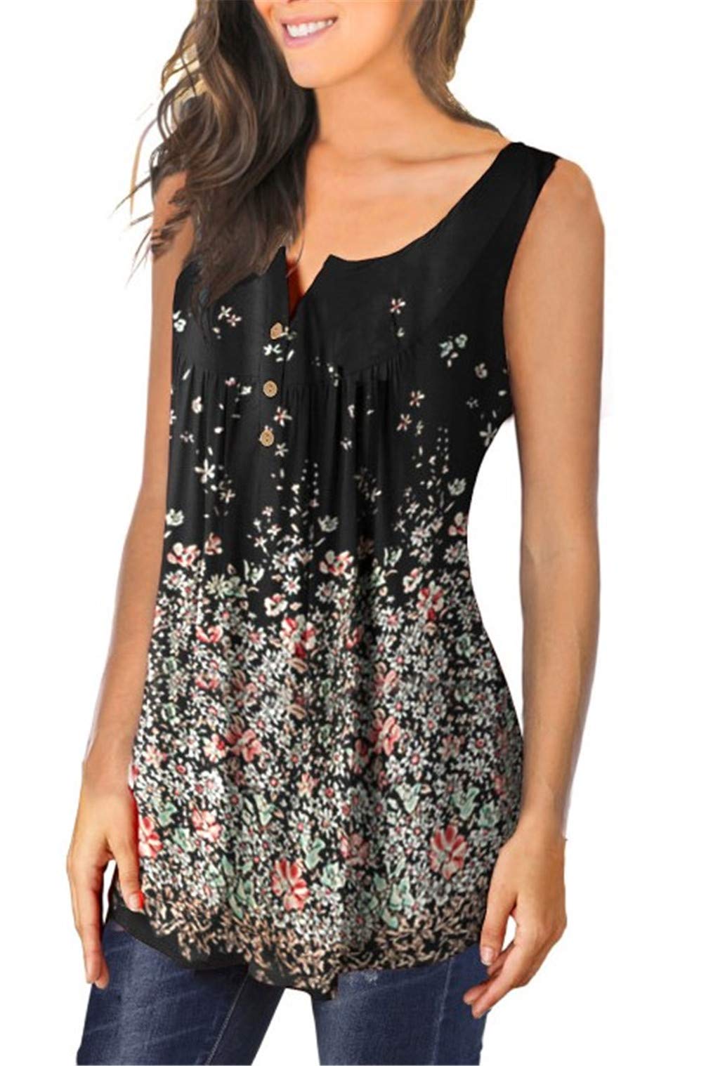 MODARANI Fit and Flare Shirts for Women Casual Fahion size M Ladies ...