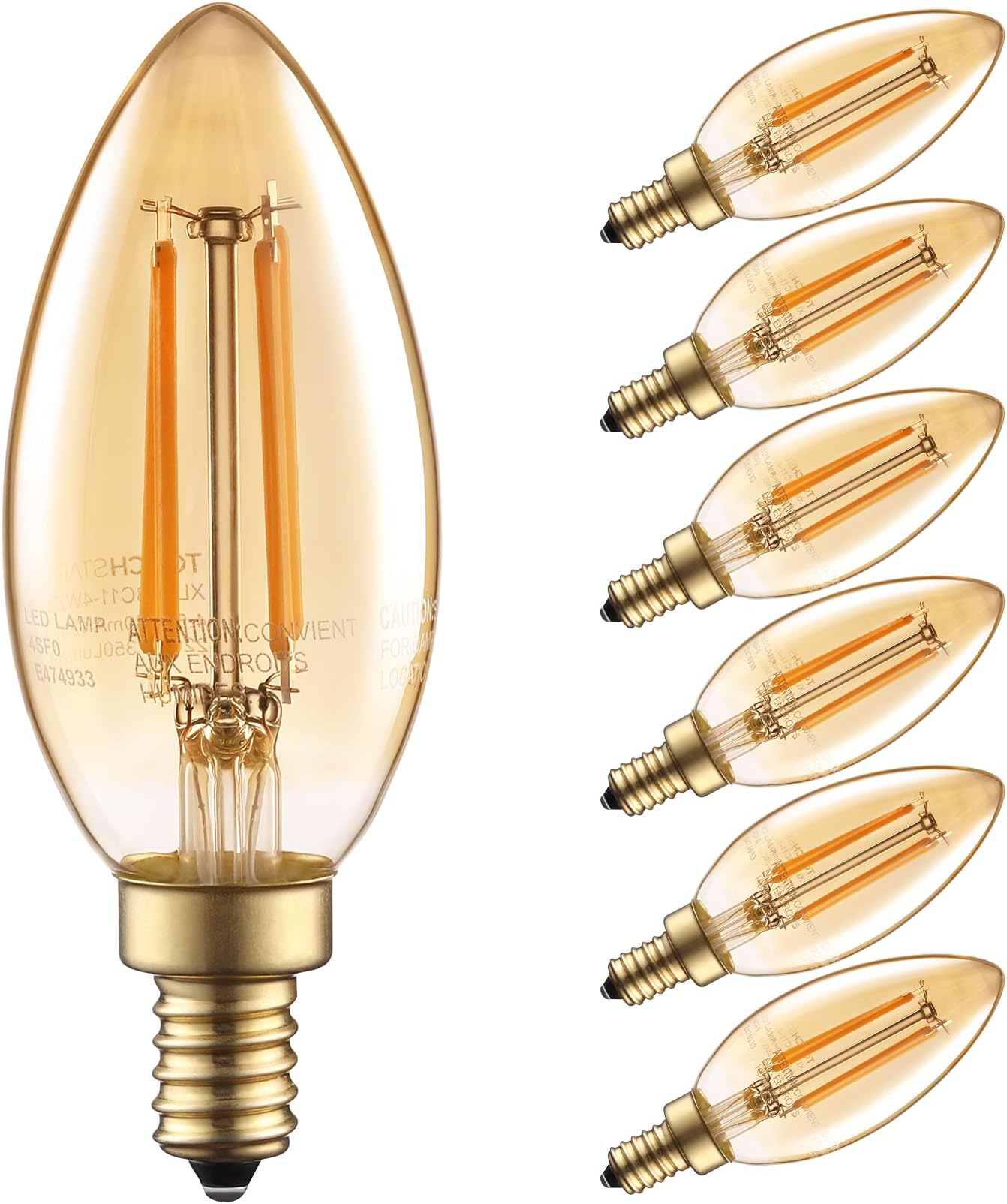 IKEA 004.082.78 Rollsbo Led Bulb E12 200 Lumen, Dimmable, Chandelier ...