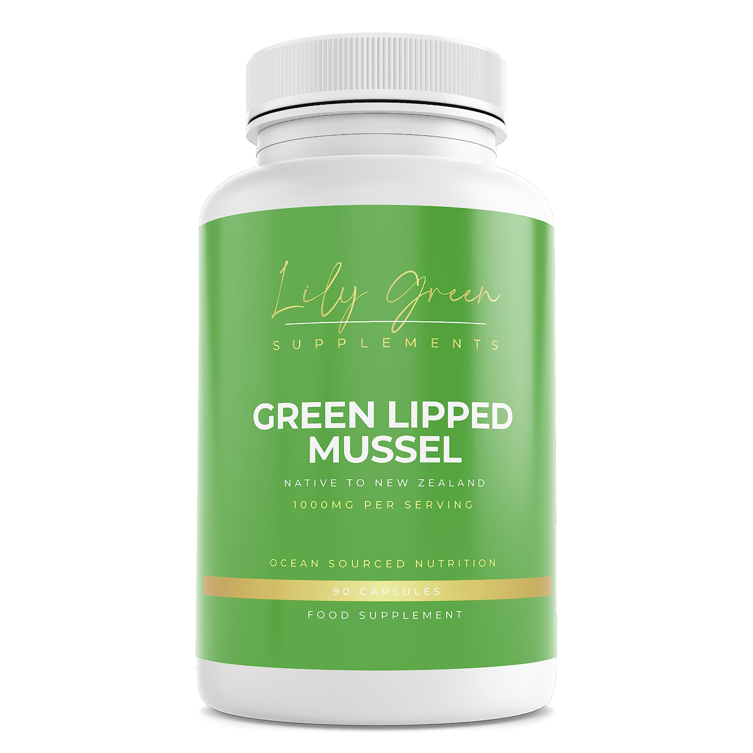 Lily Green Green Lipped Mussel | 1000mg Per Serving Anti-Inflammatory ...