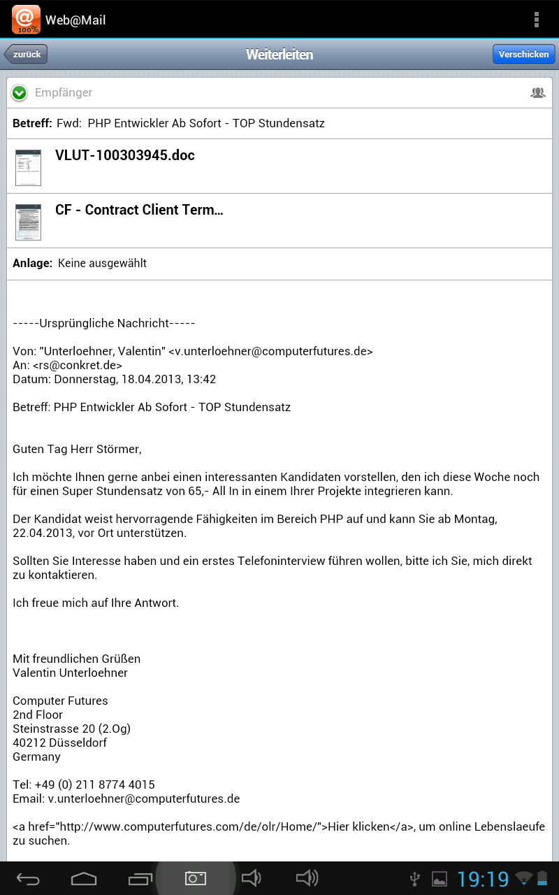 WebMail - App on Amazon Appstore