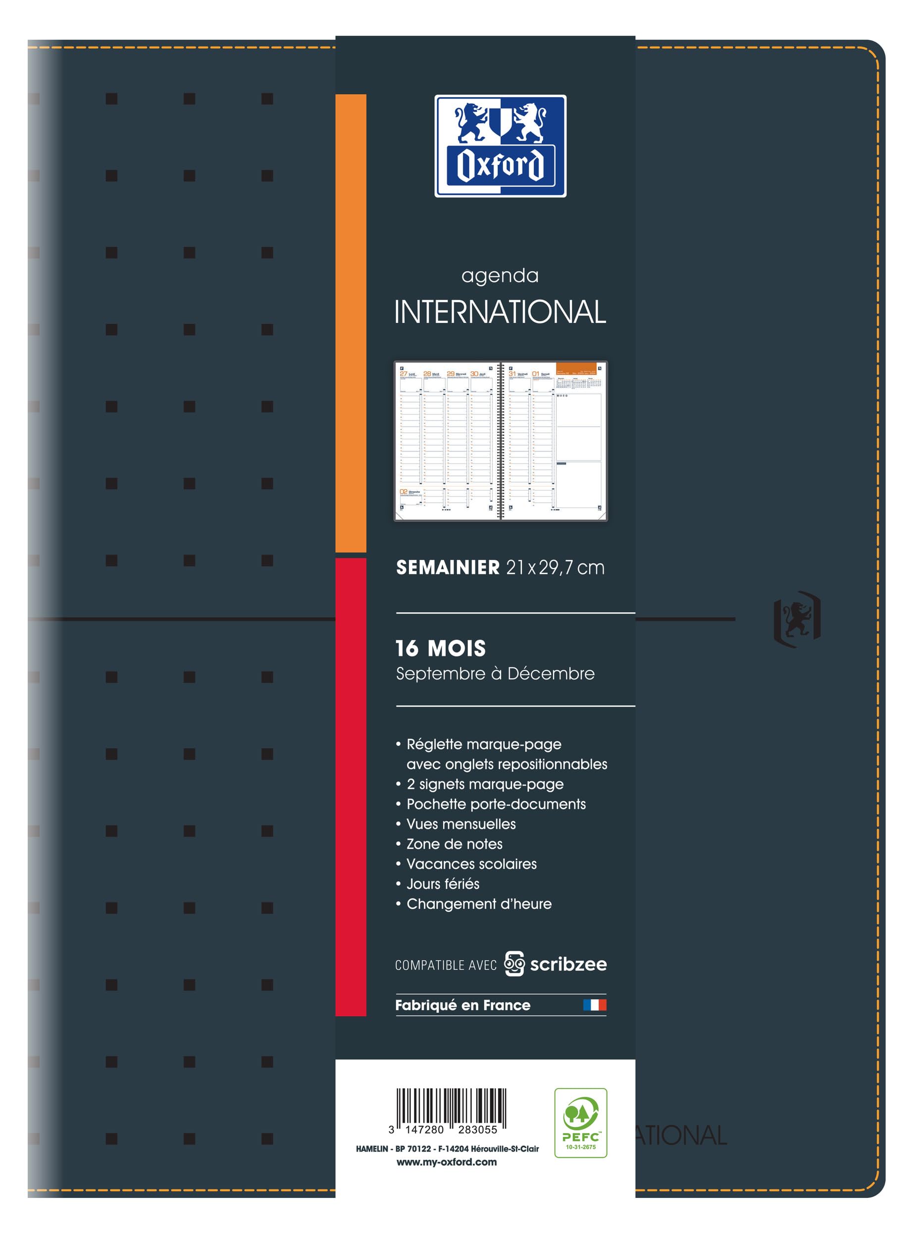 Calendrier 2025 2026 Agenda Scolaire 2025-2026 - Format A5 - Semainier ...