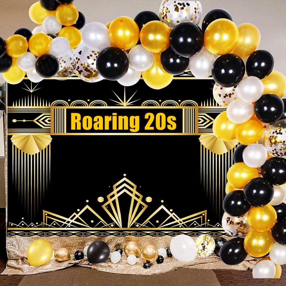 Amazon.com: LaVenty 111 PCS Roaring 20s Party Decoration Roaring 20s ...