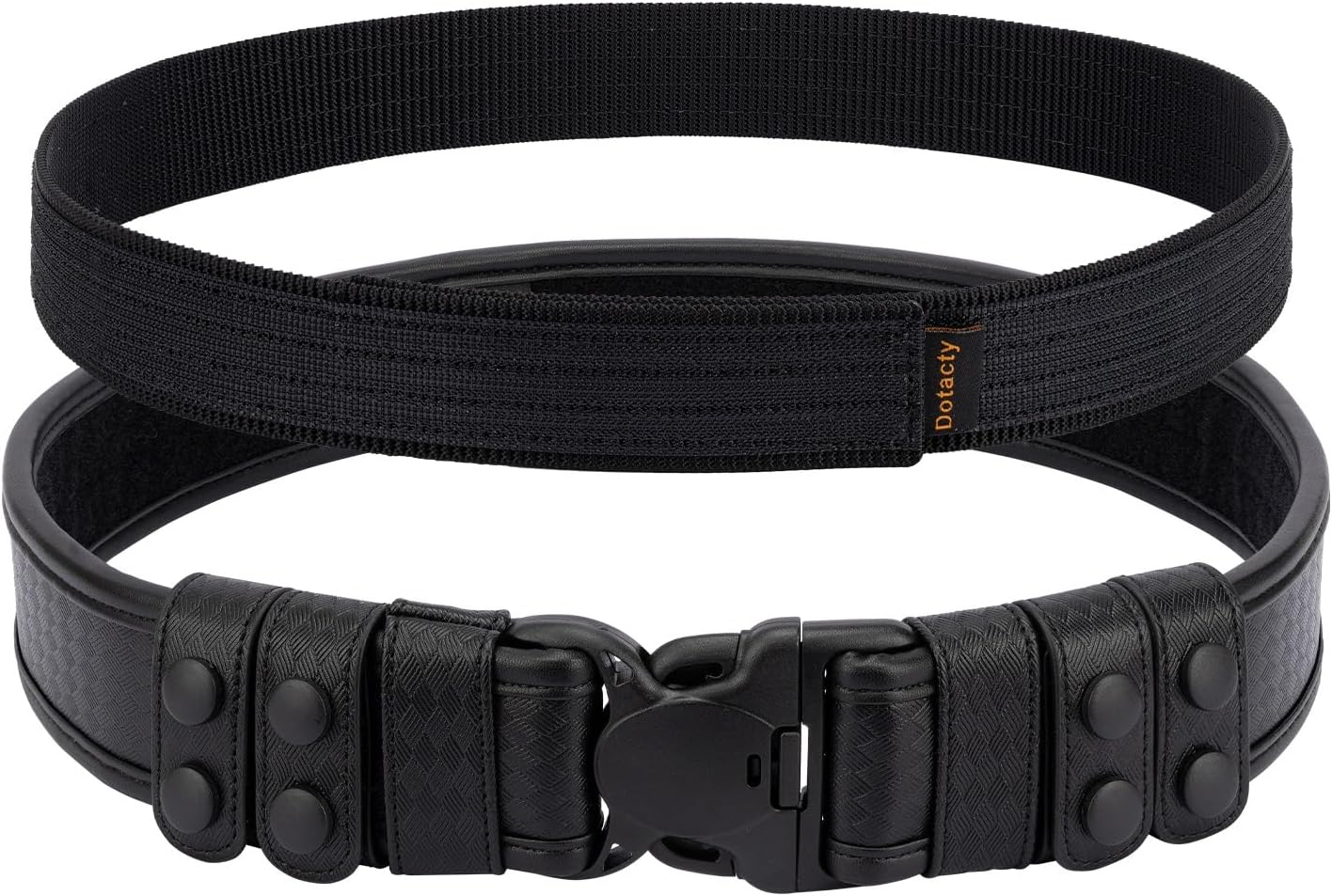 Amazon.com : Dotacty Basketweave Duty Belt Kit Police Law Enforcement ...
