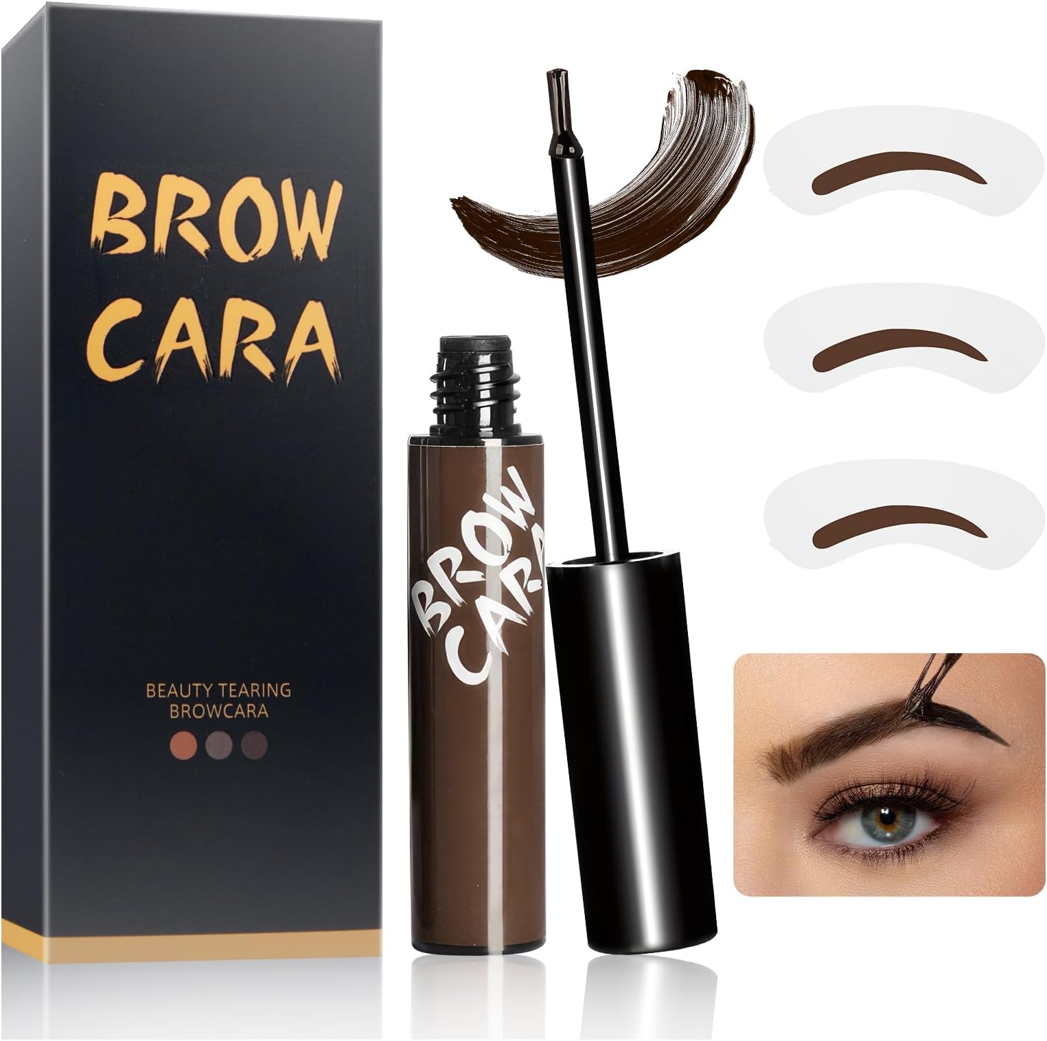 Amazon.com : SWETIYOU Tattoo Peel Off Eyebrow Gel Tint, Long Lasting ...