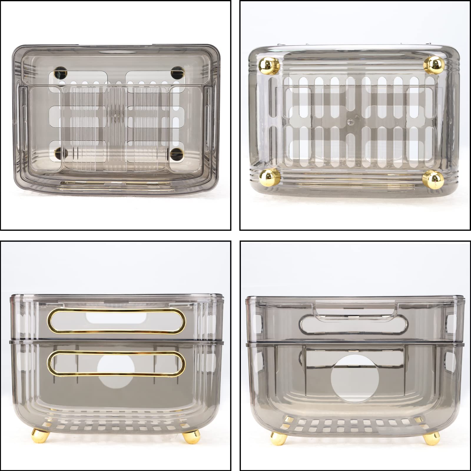 Desktop & Wall-Mounted Router Storage Plastic Wireless WiFi Router Box ...