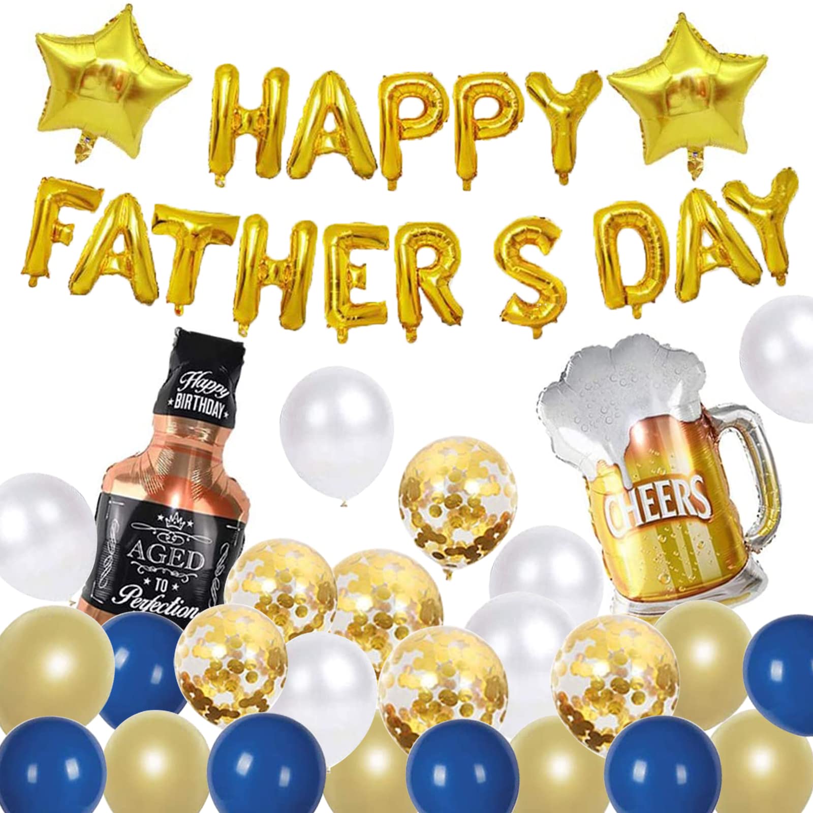 Snapklik.com : Fathers Day Balloons Decorations Kit- Happy Fathers Day ...