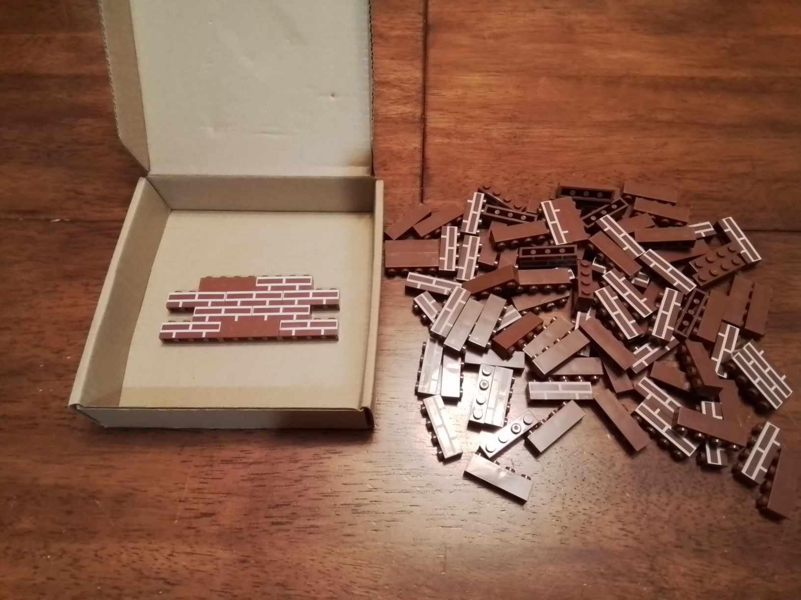 Amazon.com: MIUTRUE 100Pcs Classic Wall Building Bricks,1x4 Masonry ...