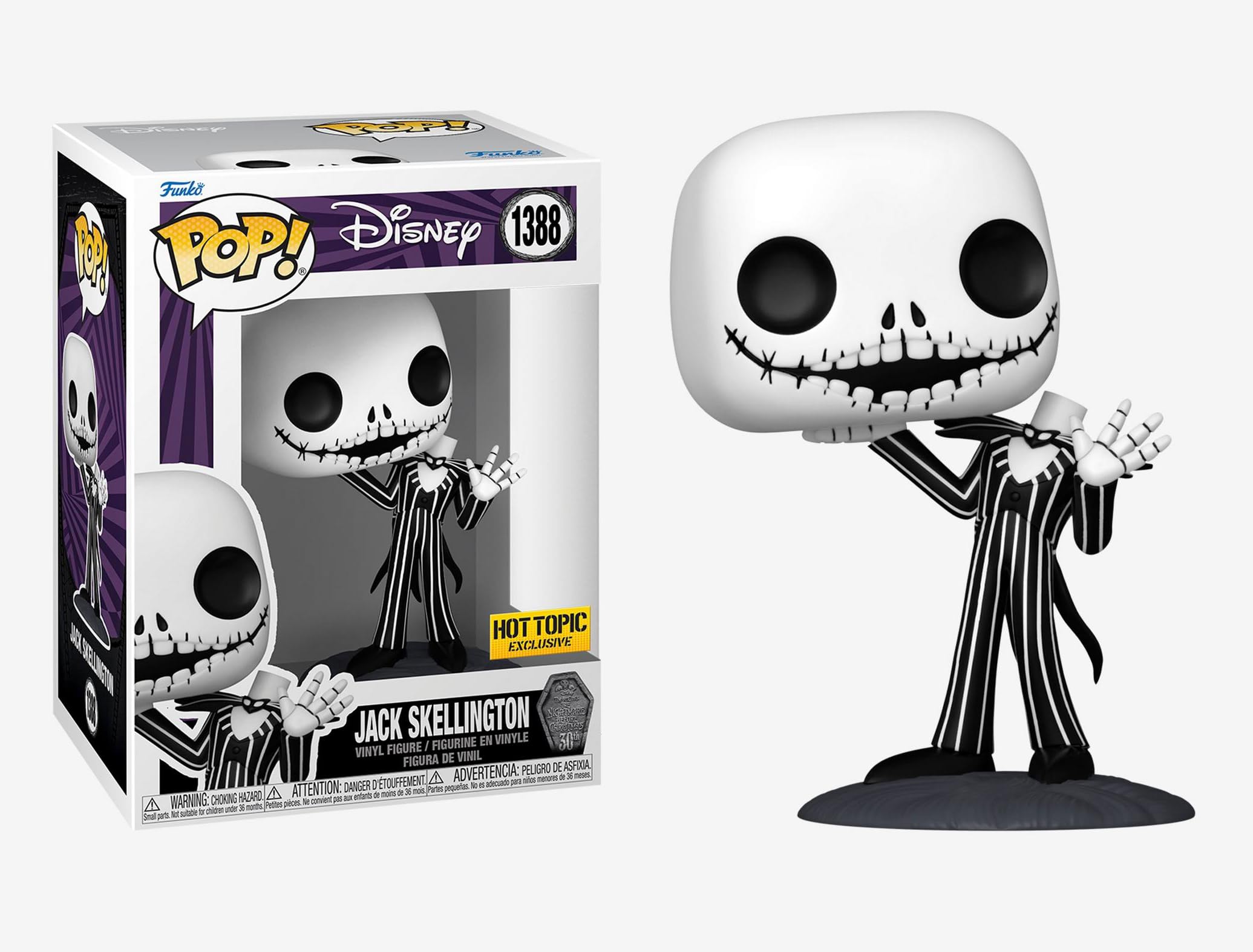 Cabeza De Jack Skellington Feliz Ab Figura De Acción De Jack