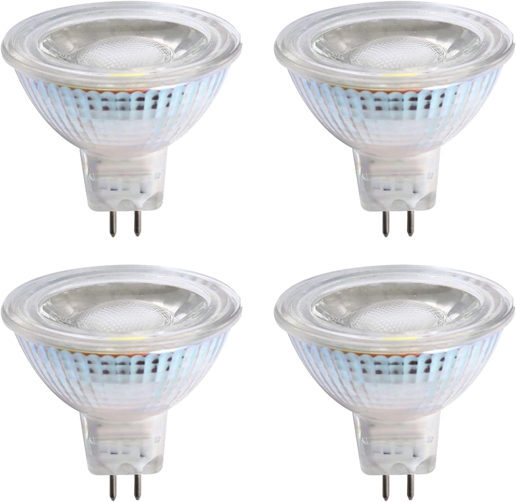 CTKcom MR16 5W AC/DC 12V COB LED Bulbs(4 Pack) Bi Pin Base, G5.3 50W ...