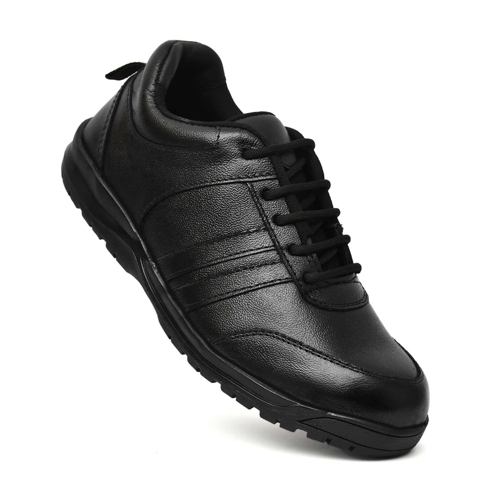 TORZU Men's Real Leather Steel Toe Light Weight Industrial Construction ...