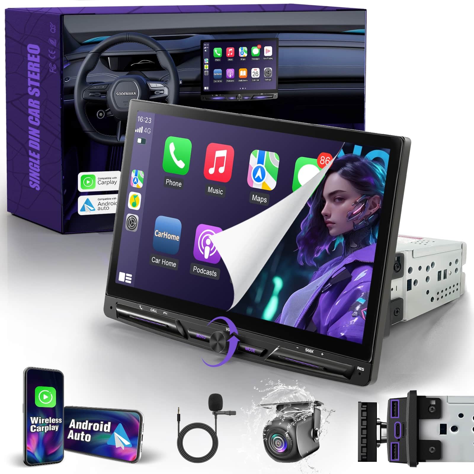 9 Best 10 Inch Car Stereo | Big Screen, Small Dash, Real Sound