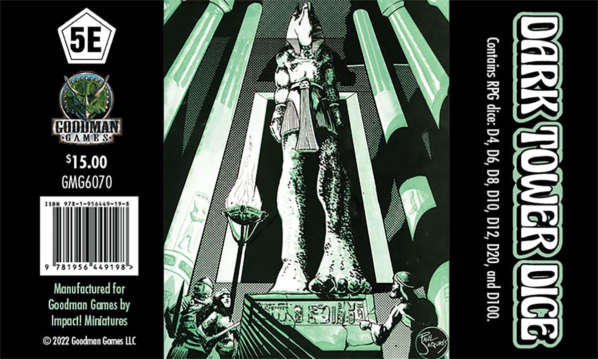 Amazon.com: 5E Dice: Dark Tower 5E Dice: 9781956449990: Doyle, Chris ...