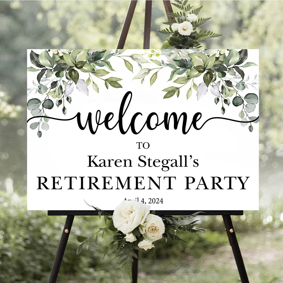 Amazon.com : Personalized Retirement Welcome Sign, Retirement ...