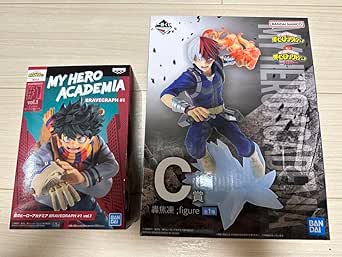 Amazon.co.jp: Hiroaka Ichiban Kuji Izuku Midoriya Shoto Toshi Figure ...