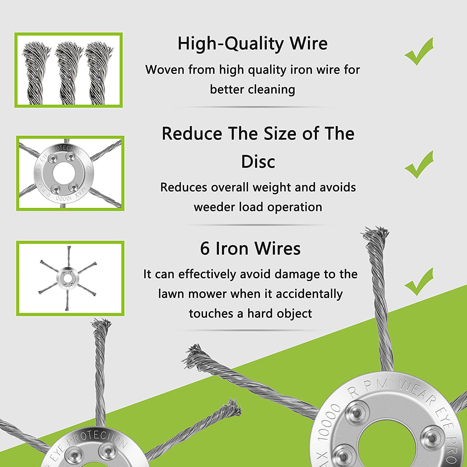 Snapklik.com : 2 Pack Unbreakable Wired Trimmer Blade