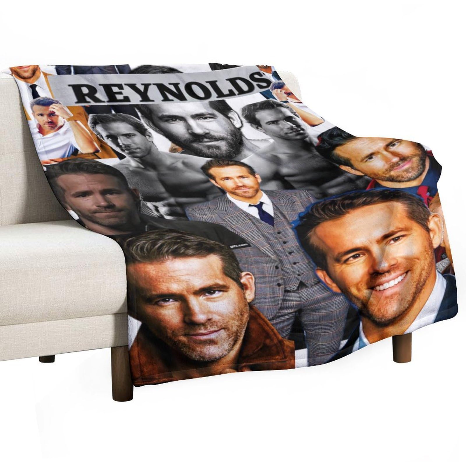Amazon.com: Ryan Actor Reynolds Blanket Super Soft Warm Flannel Blanket ...