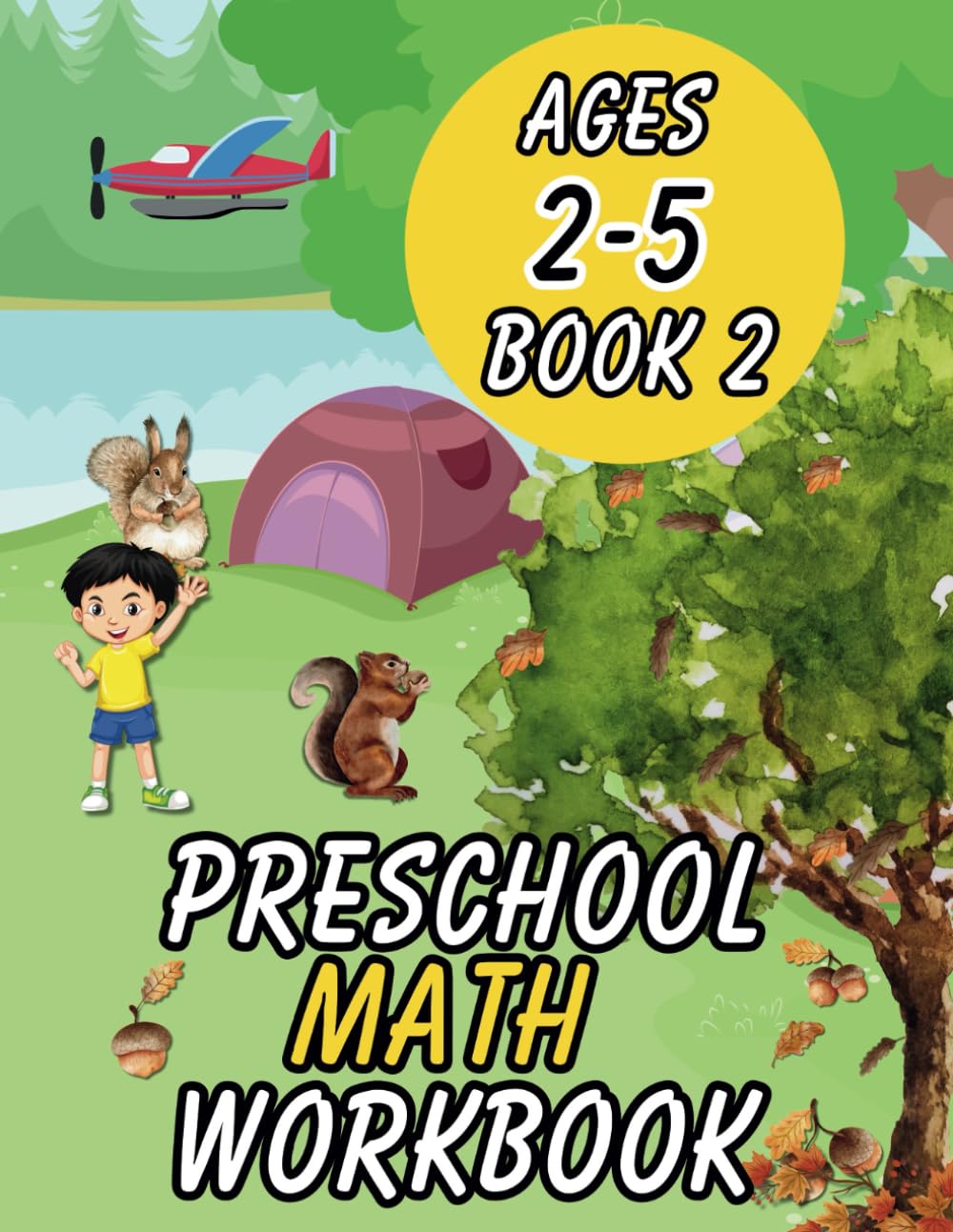 Amazon.com: Preschool Math Workbook Ages 2-5 Trace Color Count Write ...