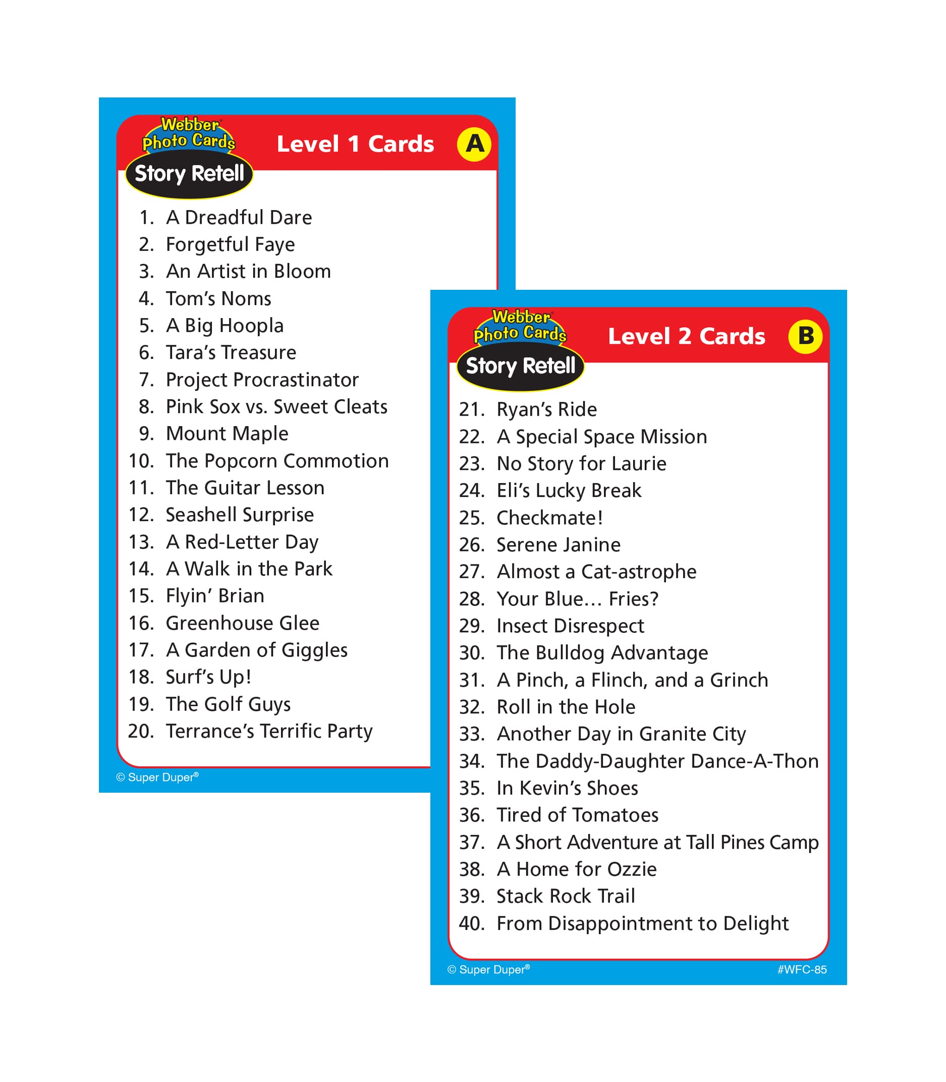 Fun Deck Super Duper Publications | Webber® Photo Cards - Story Retell ...