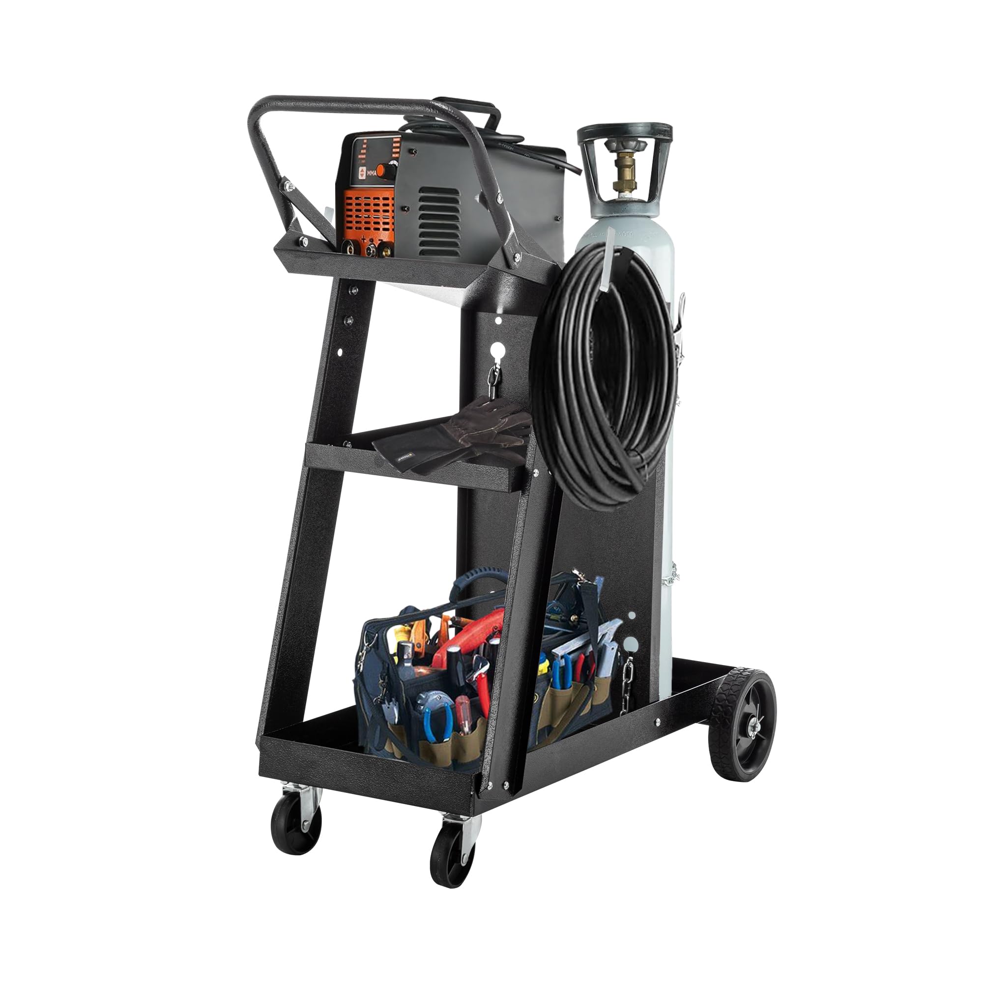 Welding Cart 3 Tier Welder Cart Heavy Duty With 400lbs | Desertcart INDIA