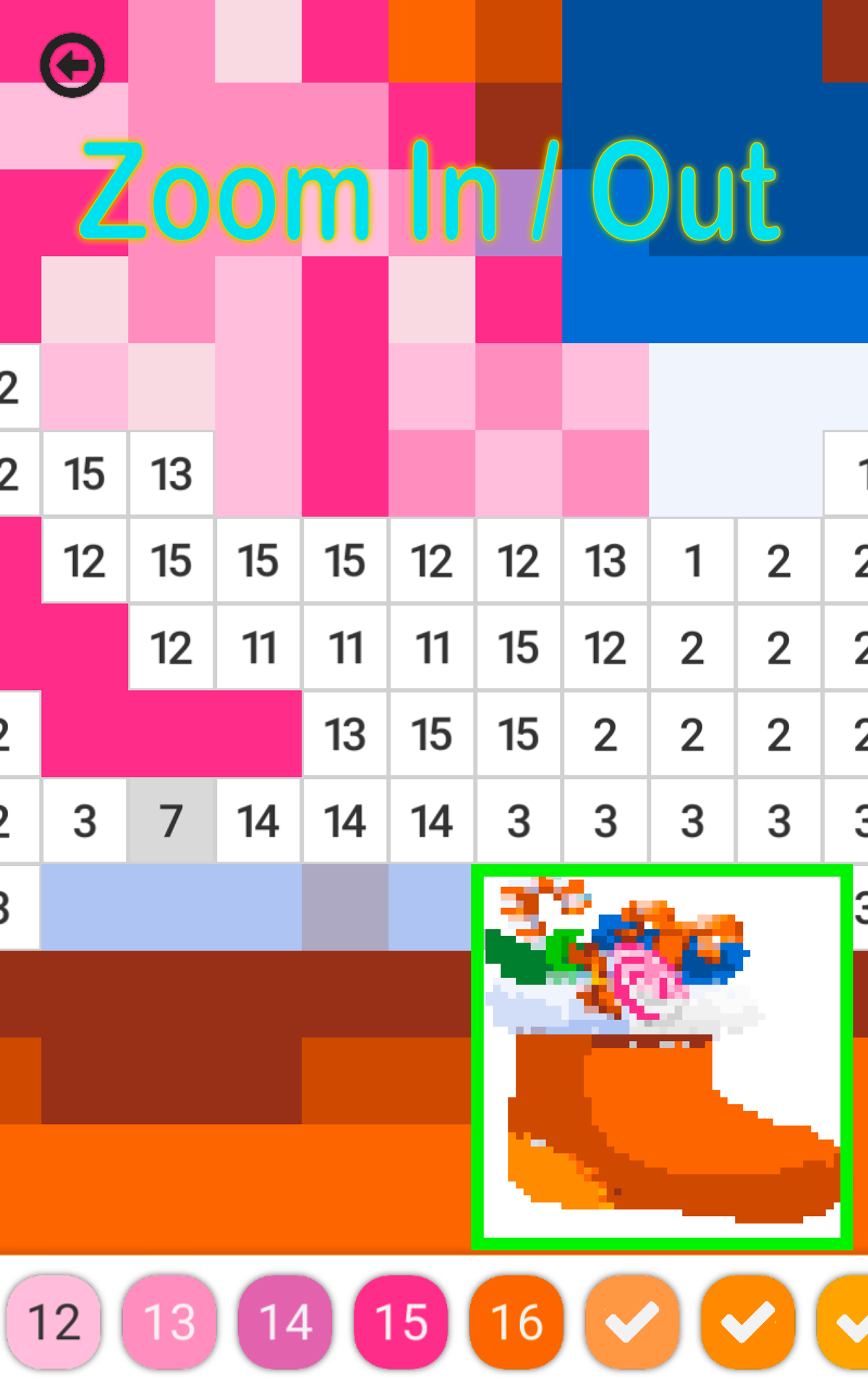Color by Numbers Happy Christmas Pixel Art game - App on Amazon Appstore