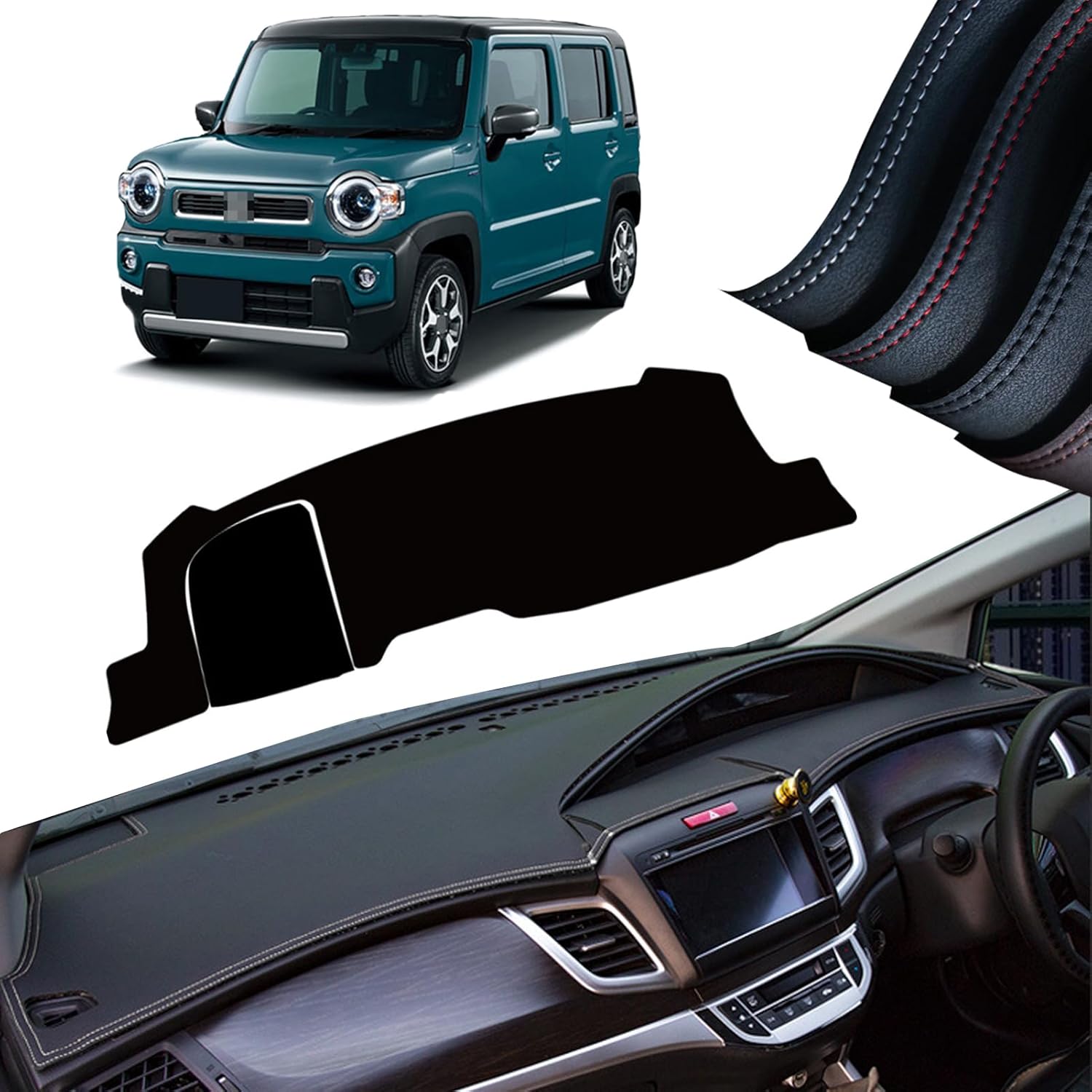 Amazon.co.jp: ダッシュボードカバー 保護マット スズキ ハスラー Hustler2代目 Hustler MR52S MR92S 2020 2021に対応 滑り止め 日焼け防止 ...