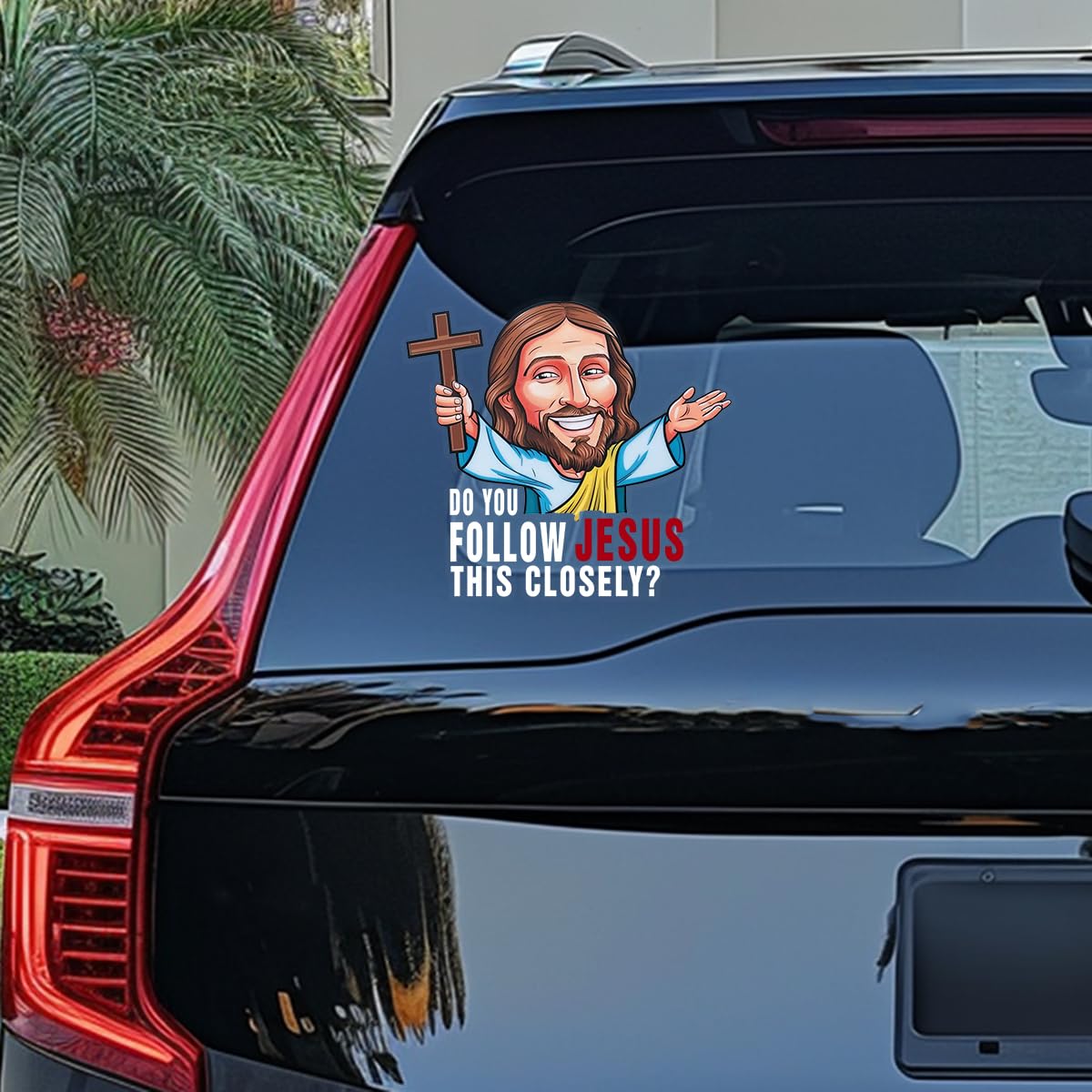 Amazon.com - Do You Follow Jesus This Closely Funny Vinyl Decal ...