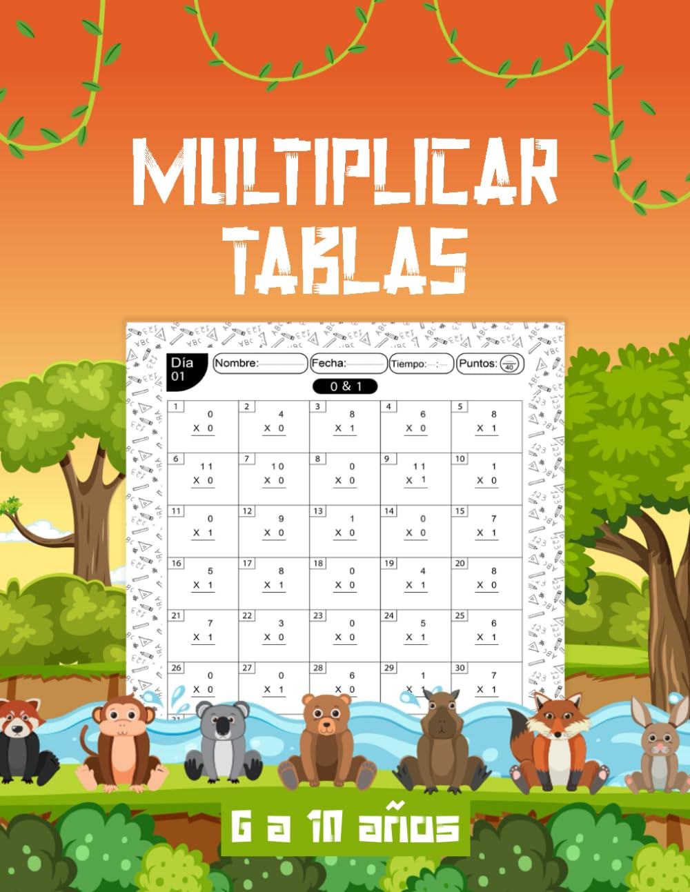 Amazon.com: Tablas de Multiplicar para Niños: 100 Páginas de Ejercicios ...