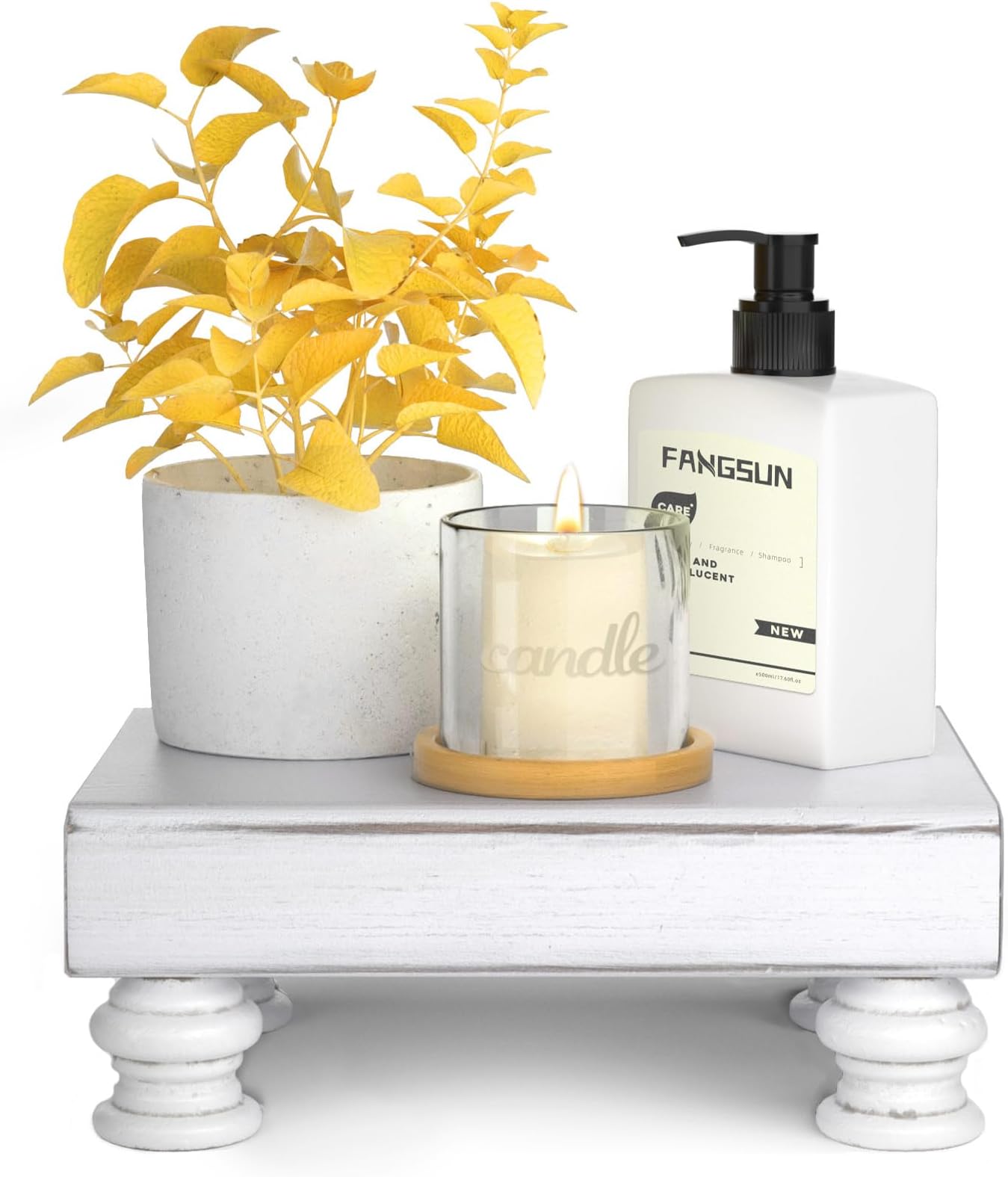 Amazon.com: Corner Pedestal Stand Rustic Decor Riser for Display ...