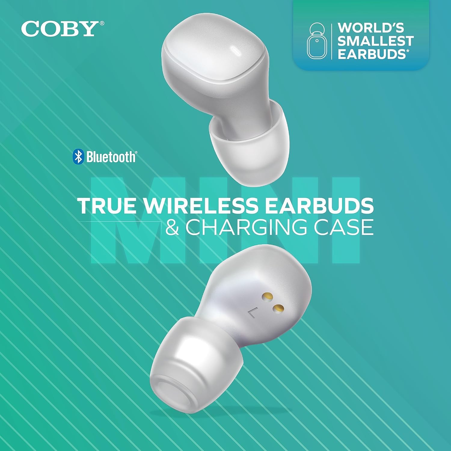 Snapklik.com : Coby Mini True Wireless Earbuds, Lightweight in-Ear ...