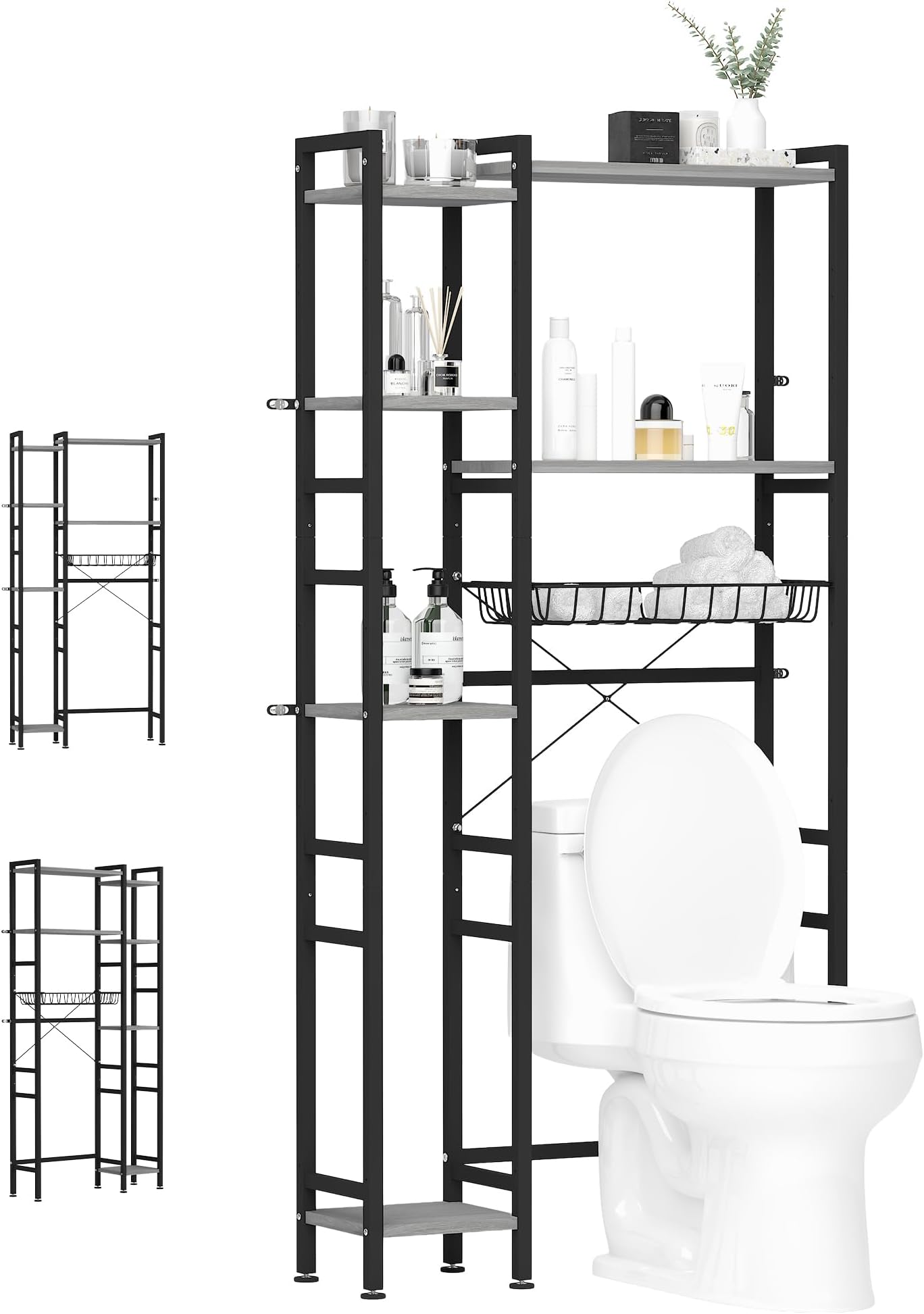 Amazon.com: GRANNY SAYS Over The Toilet Storage Shelf, 6 Tier Metal ...