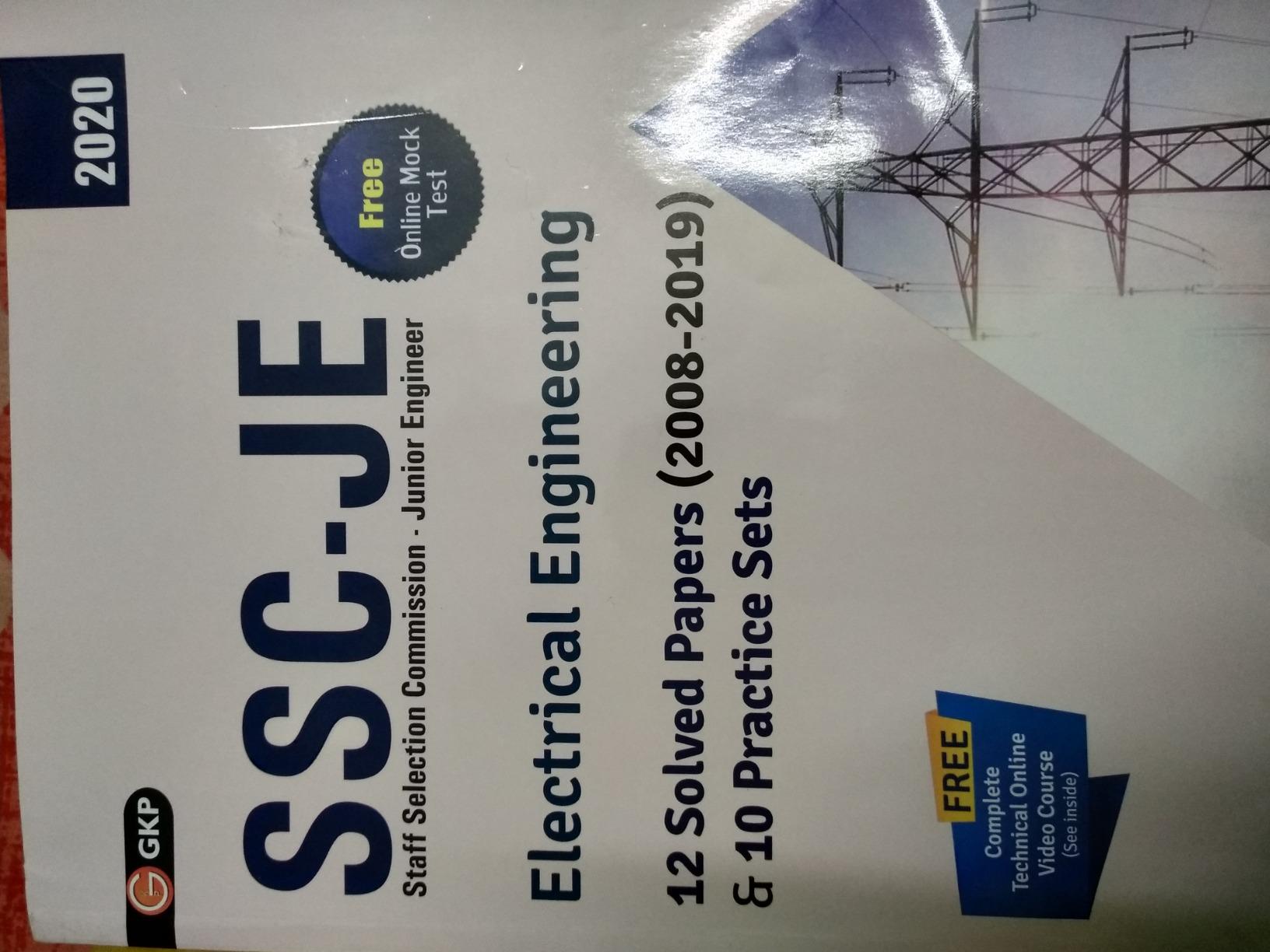 Buy SSC JE 2020 : Electrical Engineering - Solved Paper & Practice Sets ...