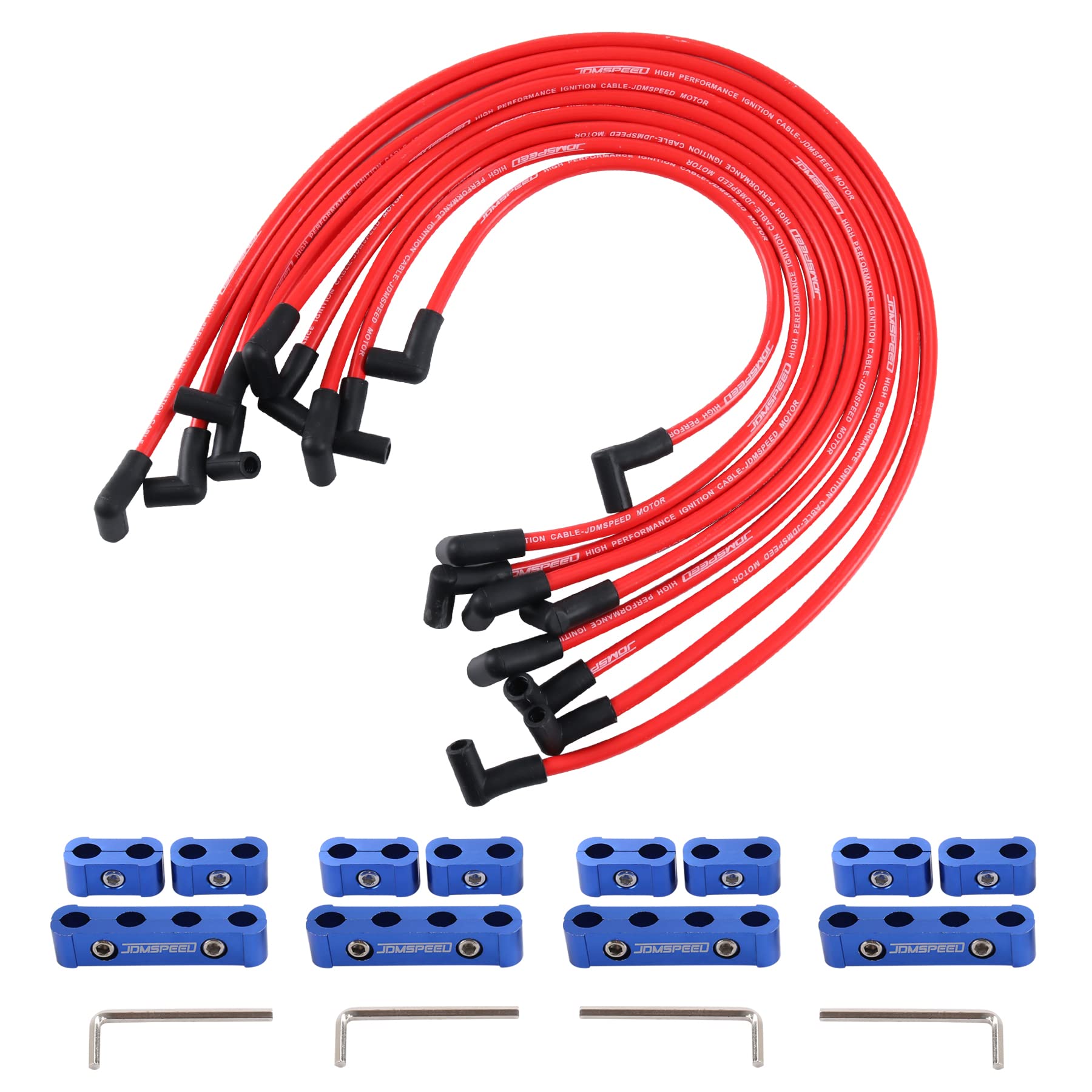 Amazon.com: 10.5mm Spark Plug Wire Set with Engine Spark Plug Wire ...