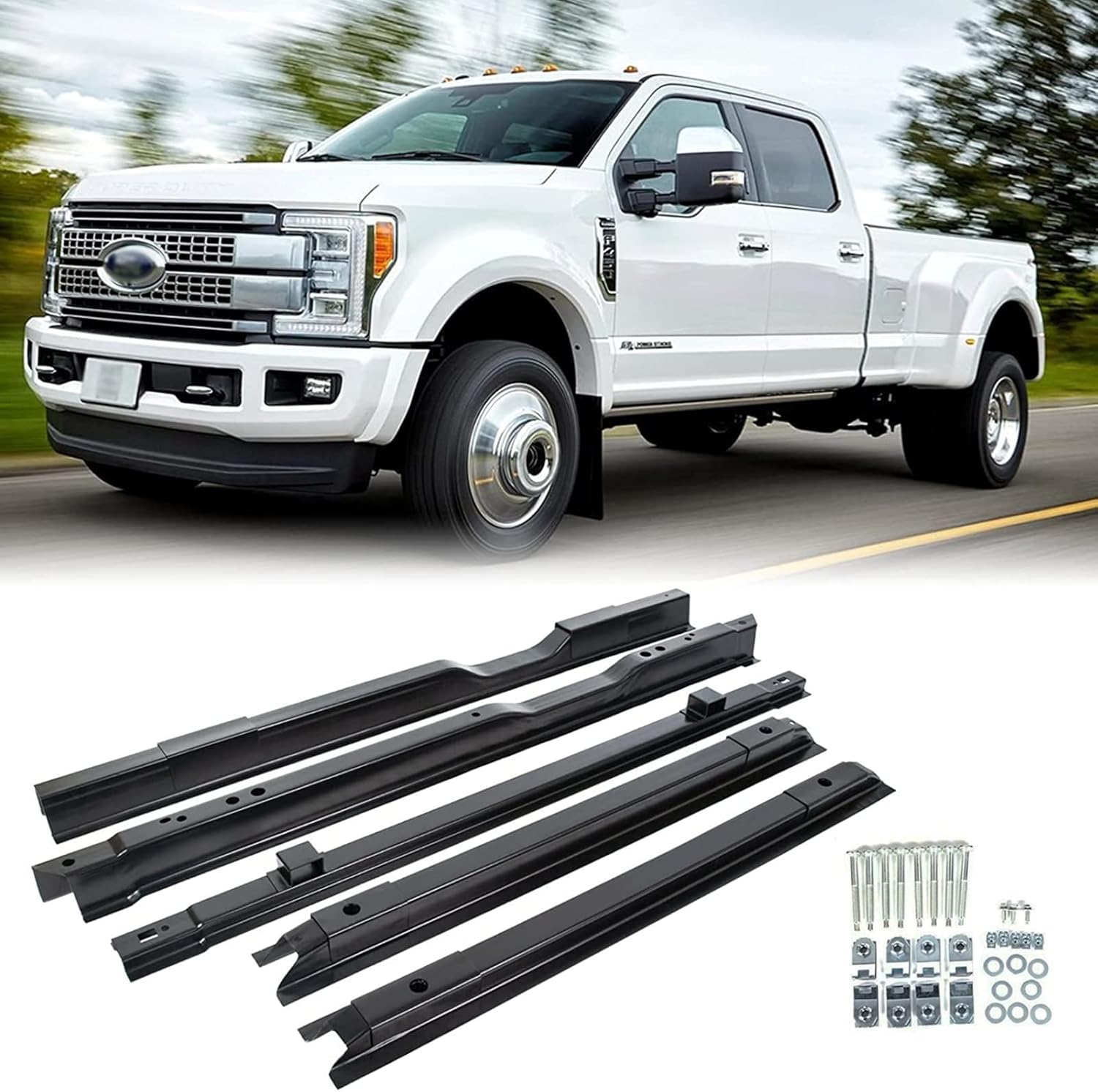 Amazon.com: KKoneAuto Truck Bed Rails Compatible with 1999-2018 F250 ...