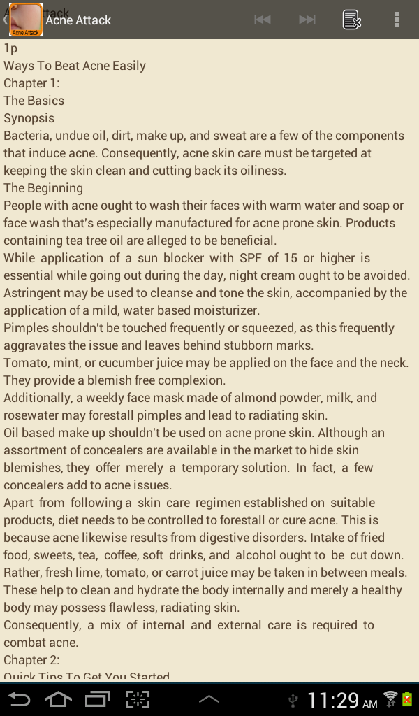 Acne Attack - App on Amazon Appstore