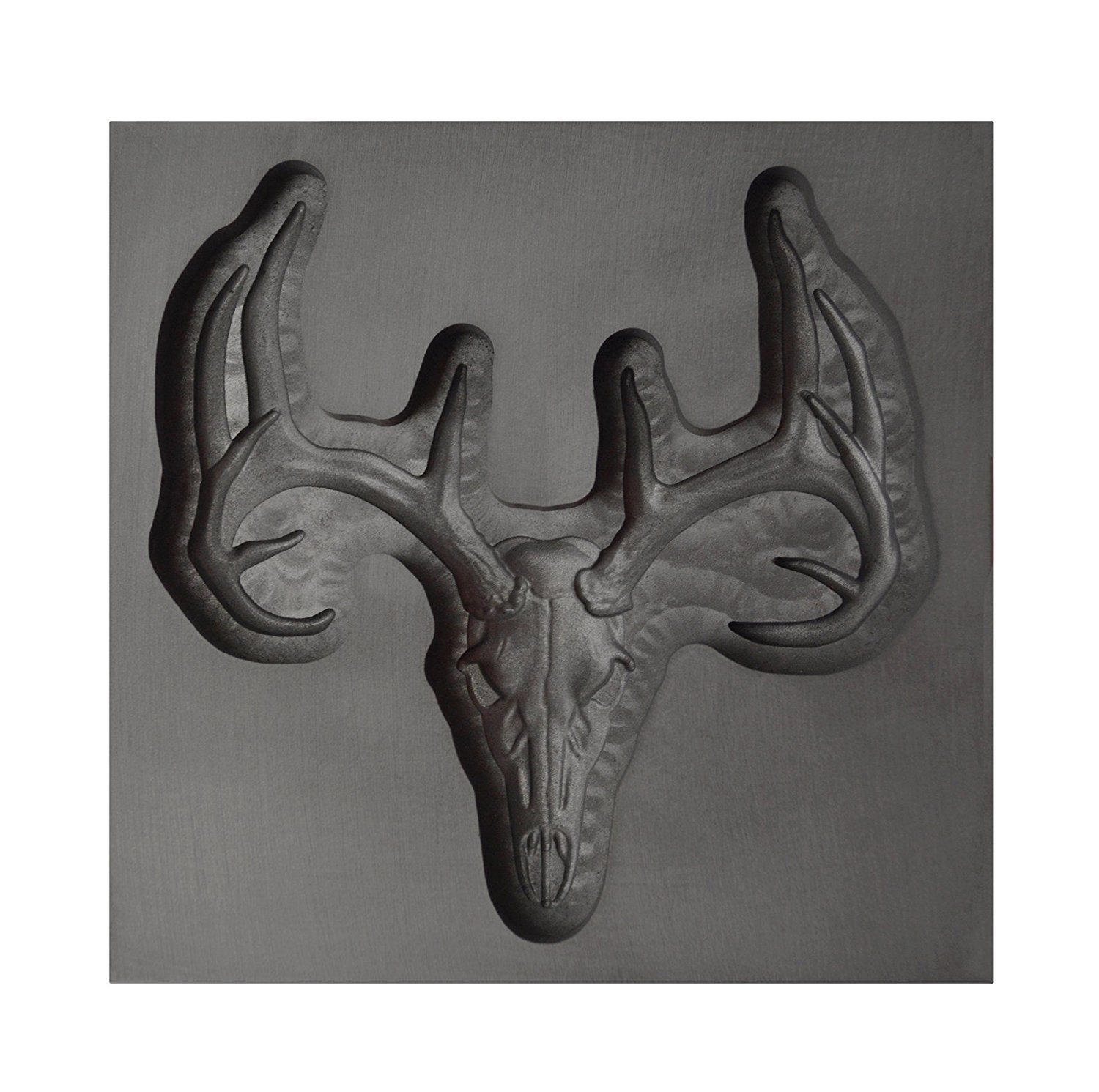 Amazon.com: Large - Deer Skull 3D Graphite Ingot Mold for Precious ...